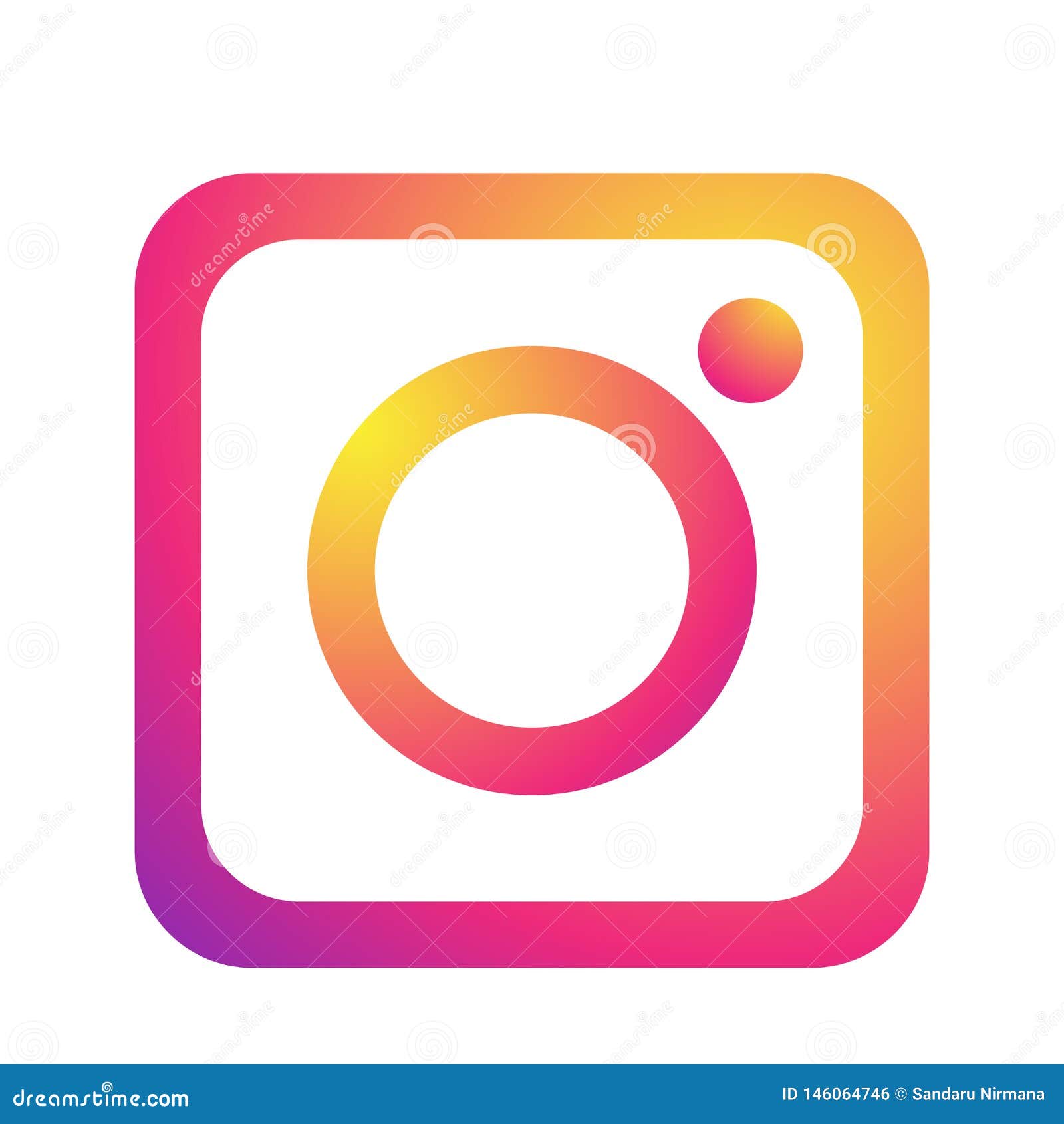 New Instagram Camera Logo Icon Vector with Modern Gradient Design ...