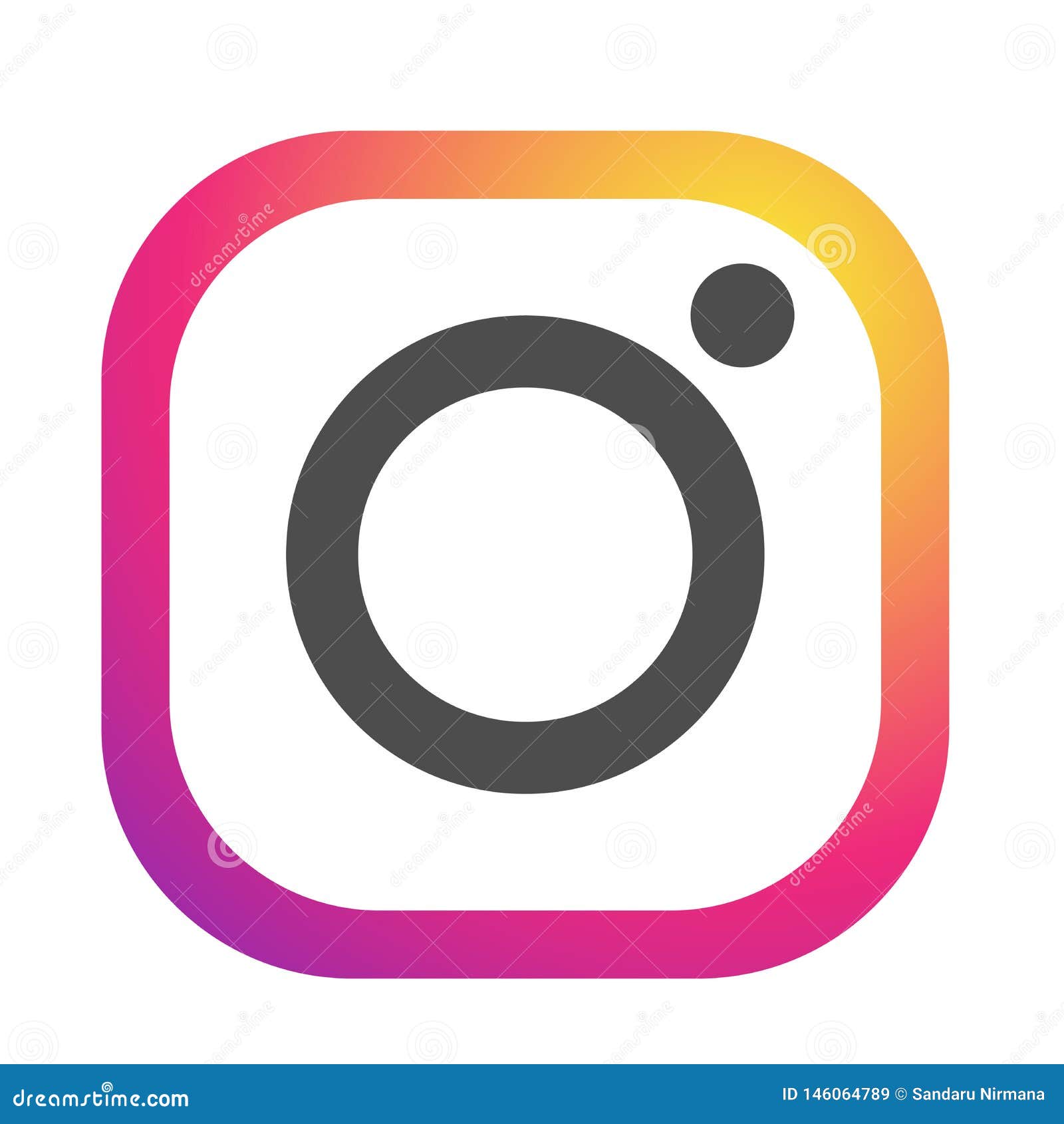 New Instagram Camera Logo Icon Vector with Modern Gradient Design ...