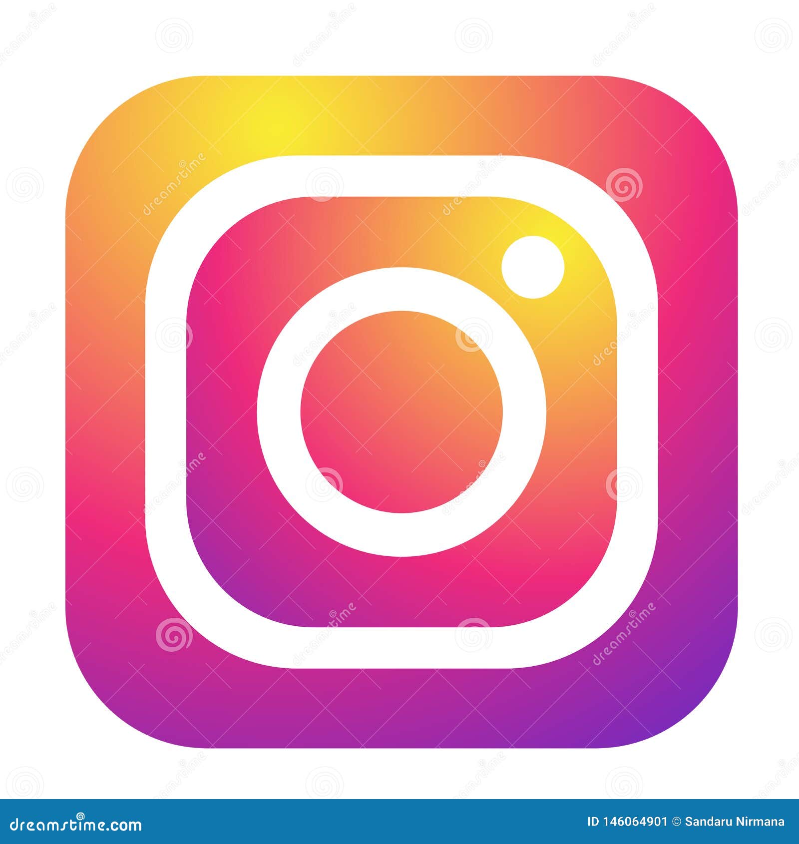 New Instagram Camera Logo Icon Vector with Modern Gradient Design ...