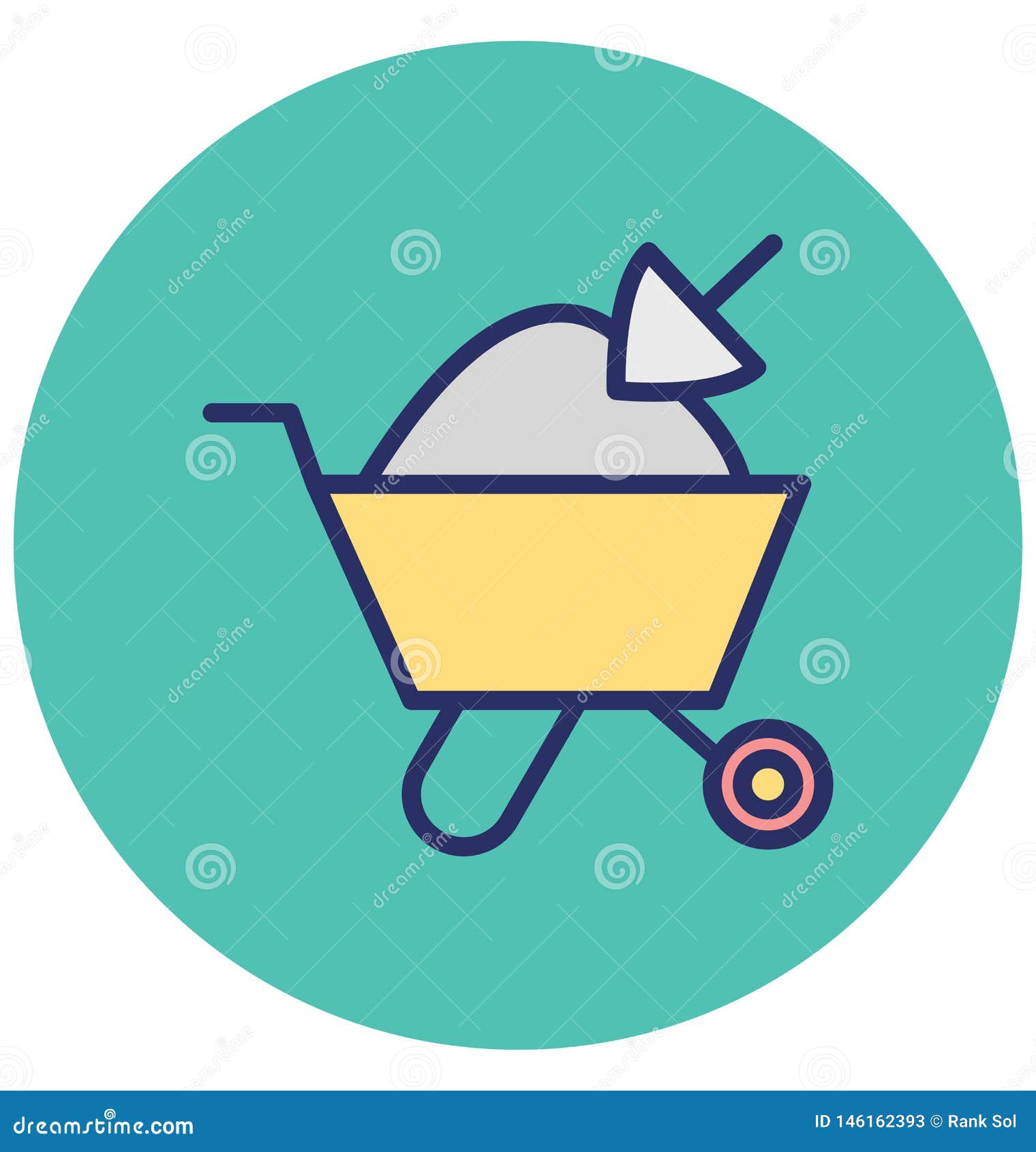 Barrow Isolated Vector Icon Which Can Easily Modify or Edit Stock ...