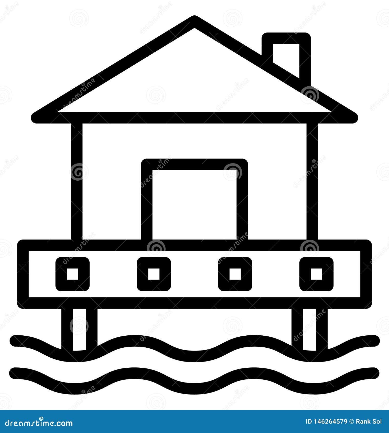 Boatshed Stock Illustrations – 4 Boatshed Stock Illustrations, Vectors ...