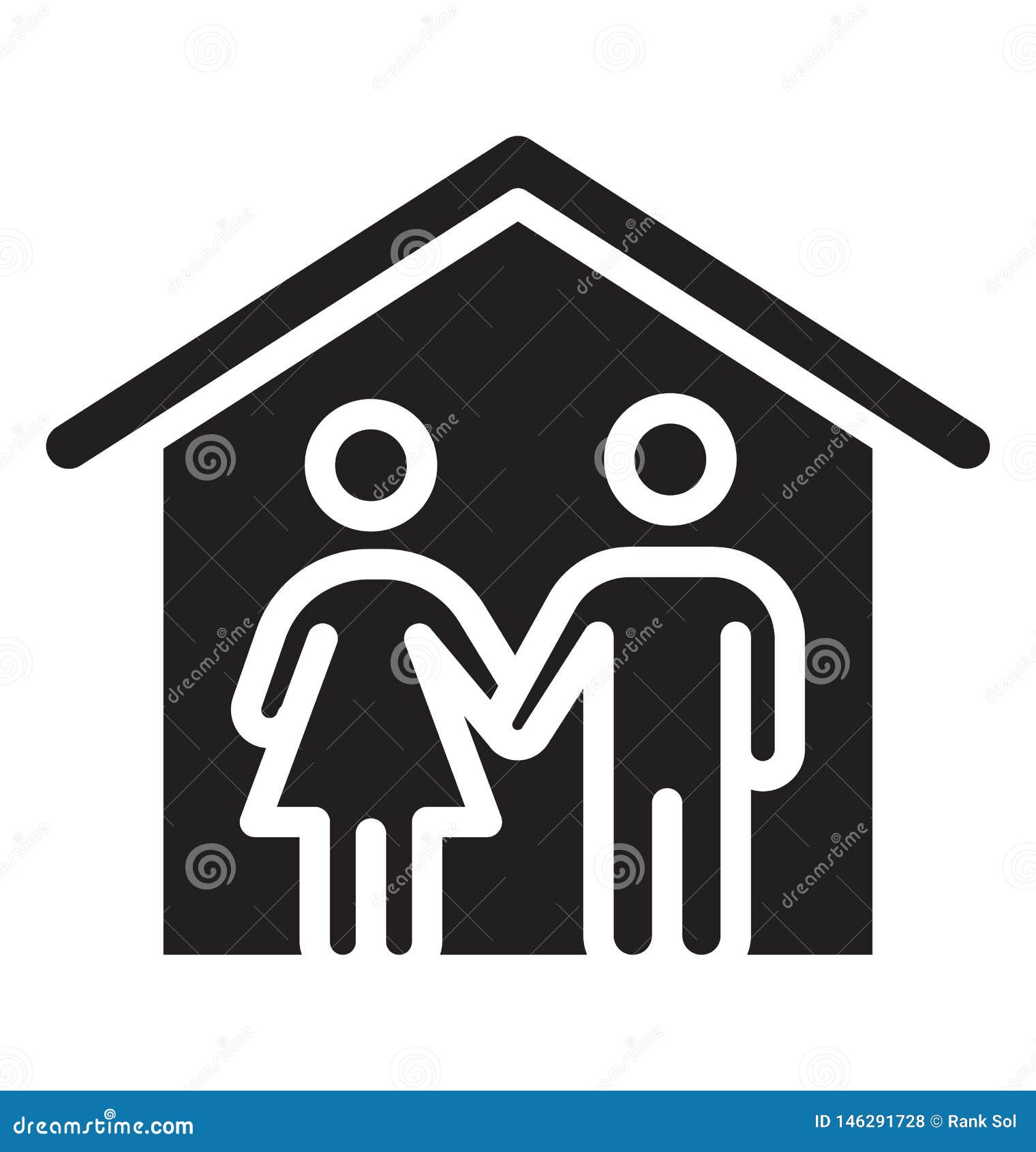 Family House Isolated Vector Icon Which Can Easily Modify or Edit ...