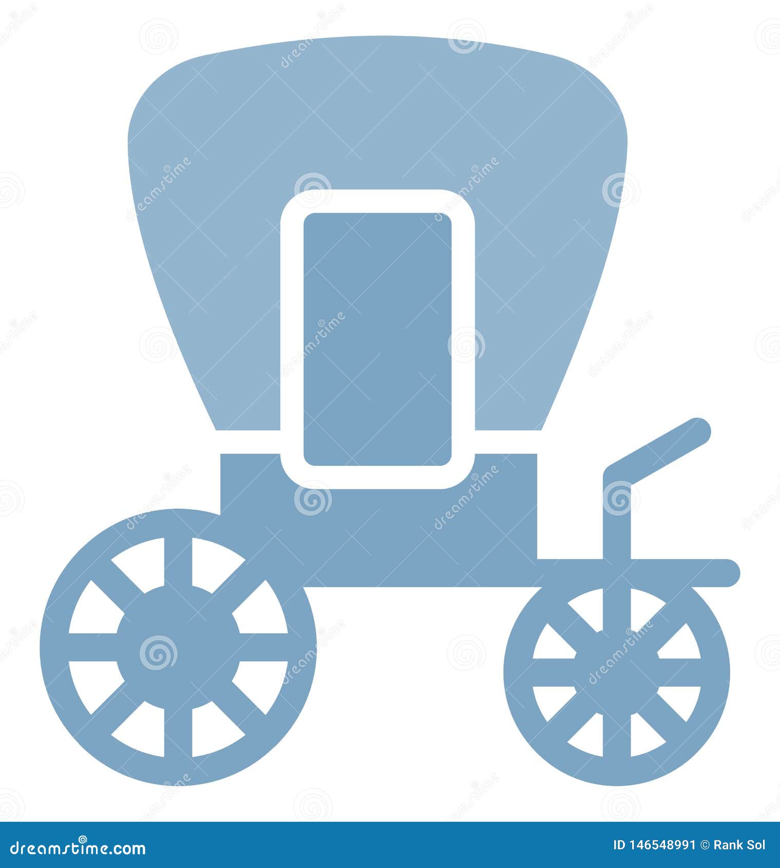 Carriage Isolated Vector Icon Which Can Easily Modify or Edit Stock ...