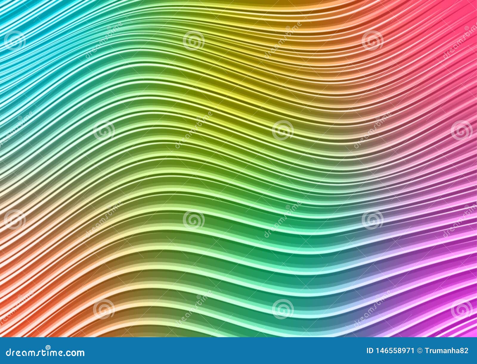 Abstract Colorful Background with Bending Lines Texture Stock Vector ...