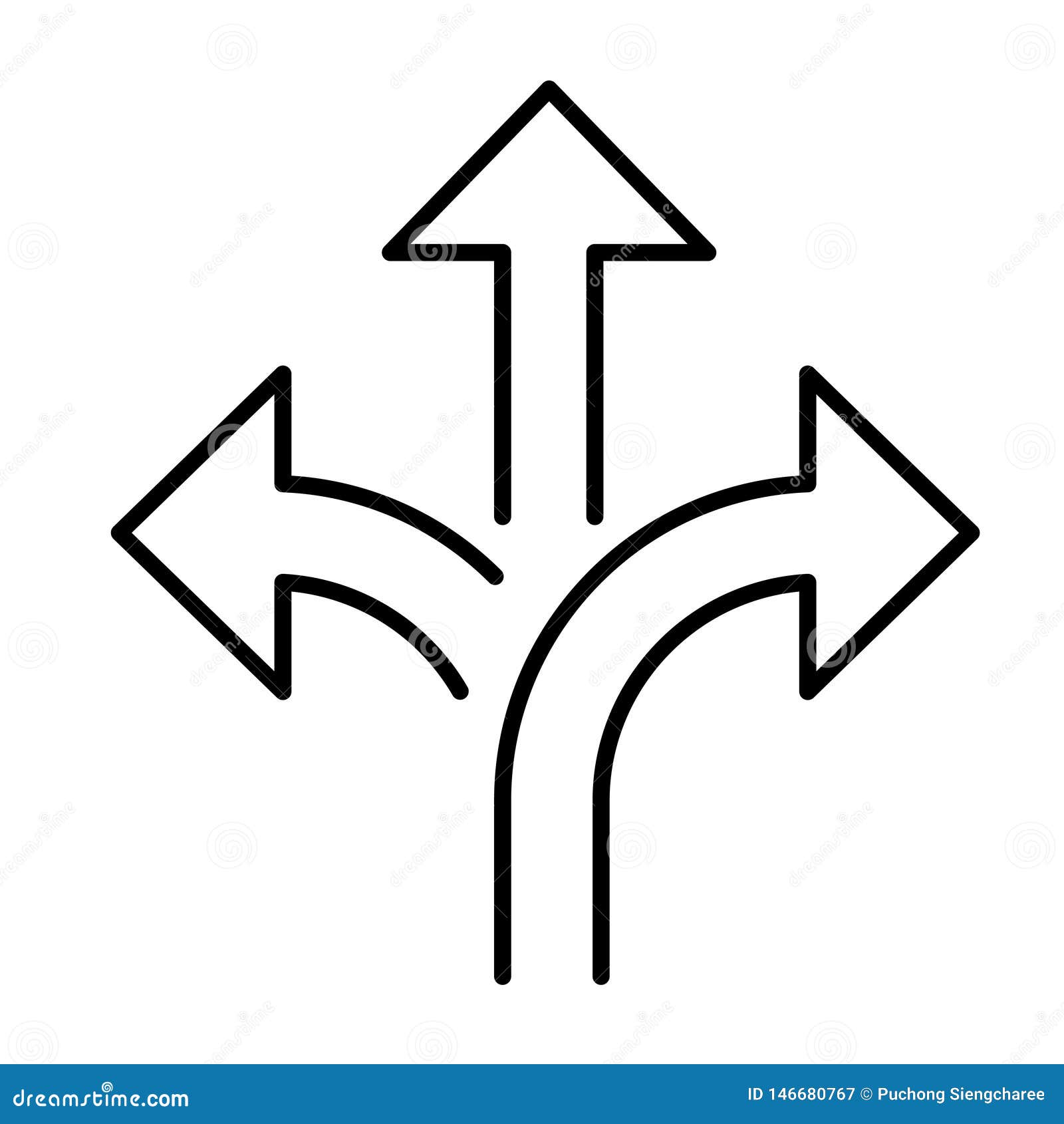 Branching Arrow Royalty-Free Stock Photography | CartoonDealer.com ...