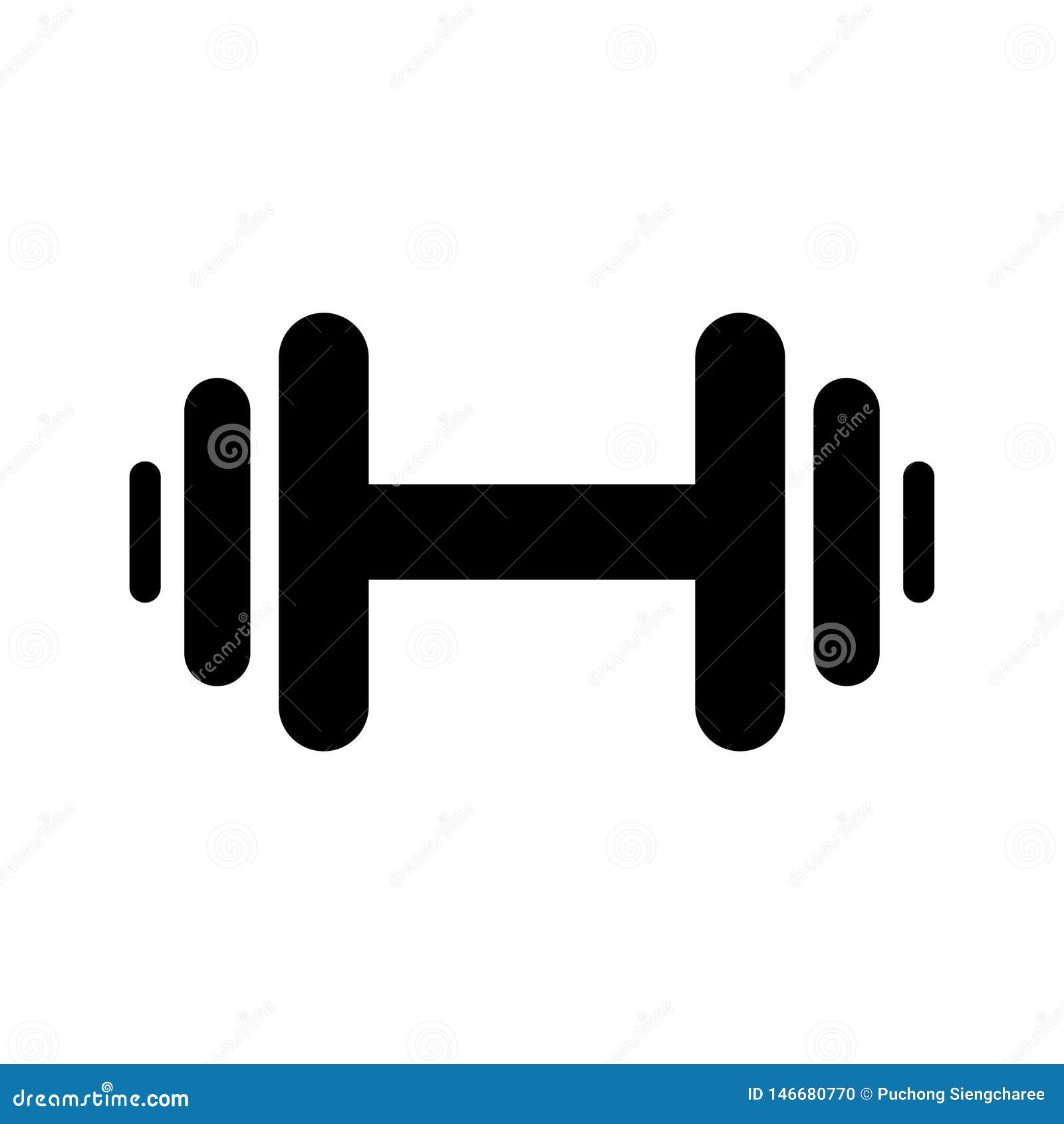 Barbel Icon , Flat Design .barbell Icon Illustration Isolated Sign ...