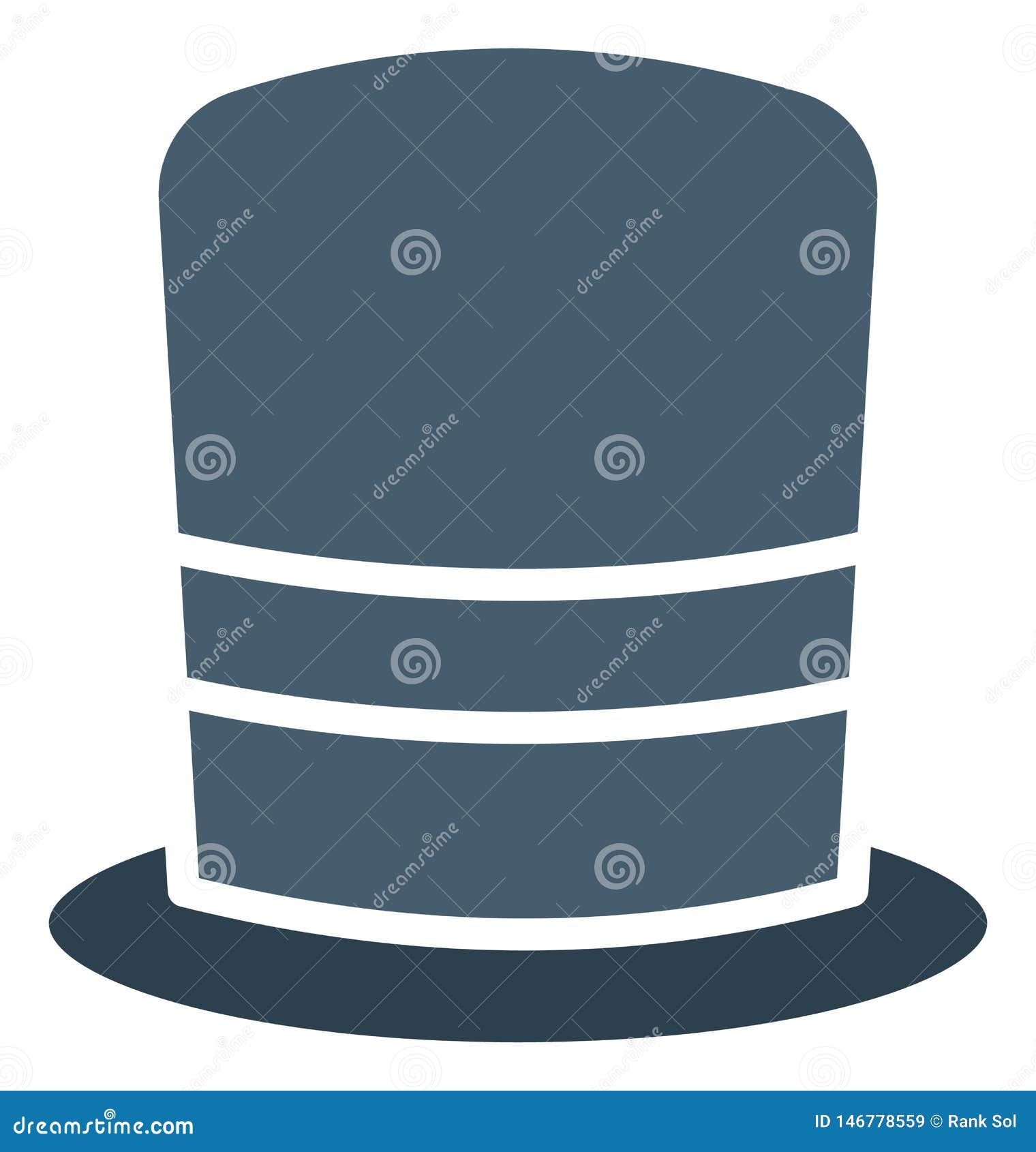 Beaver Hat Isolated Vector Icon Which Can Easily Modify or Edit Stock ...