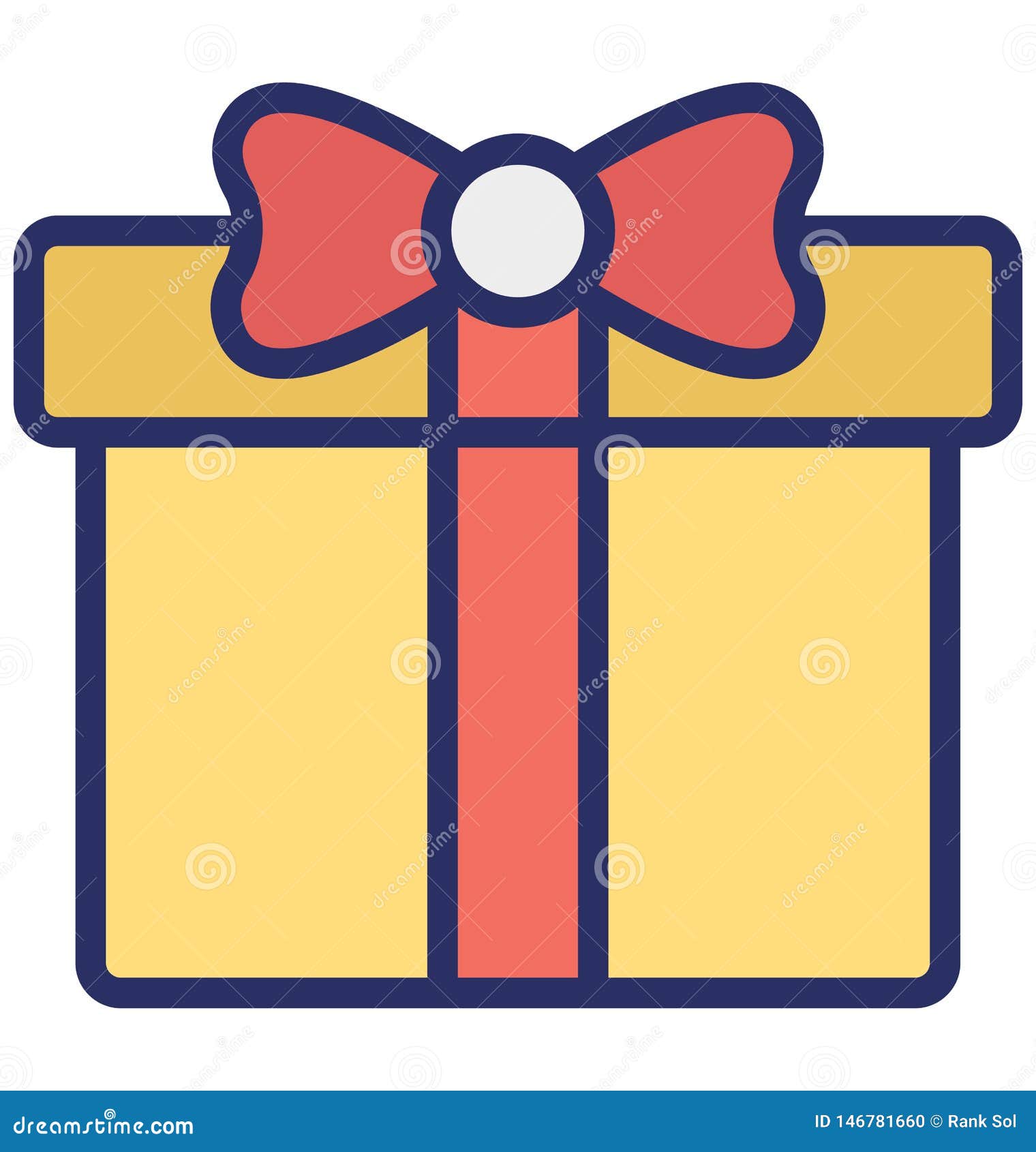 Basic RGB Gift Isolated Vector Icon Which Can Easily Modify or Edit ...