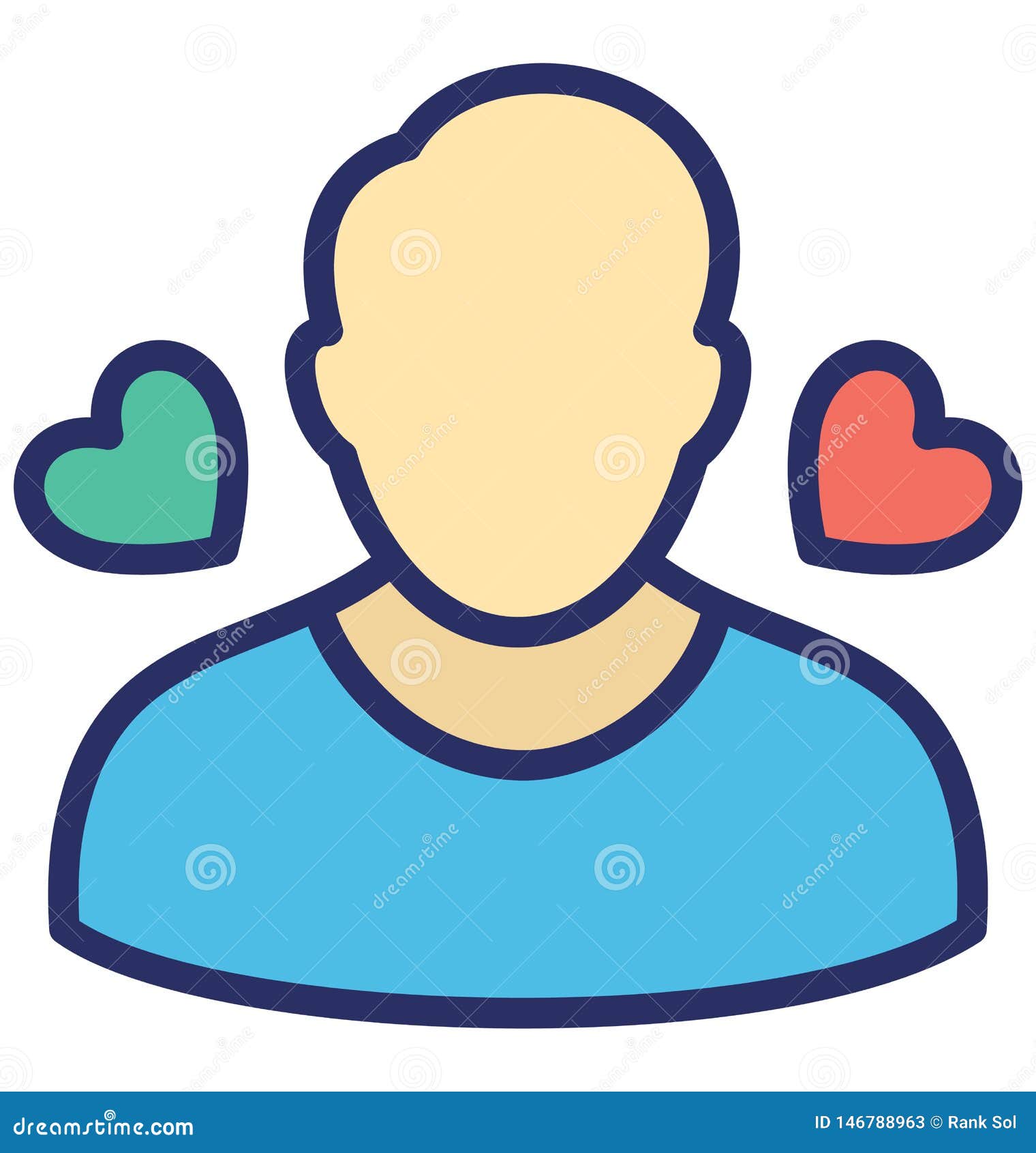 Feeling Loved Isolated Vector Icon Which Can Easily Modify or Edit ...