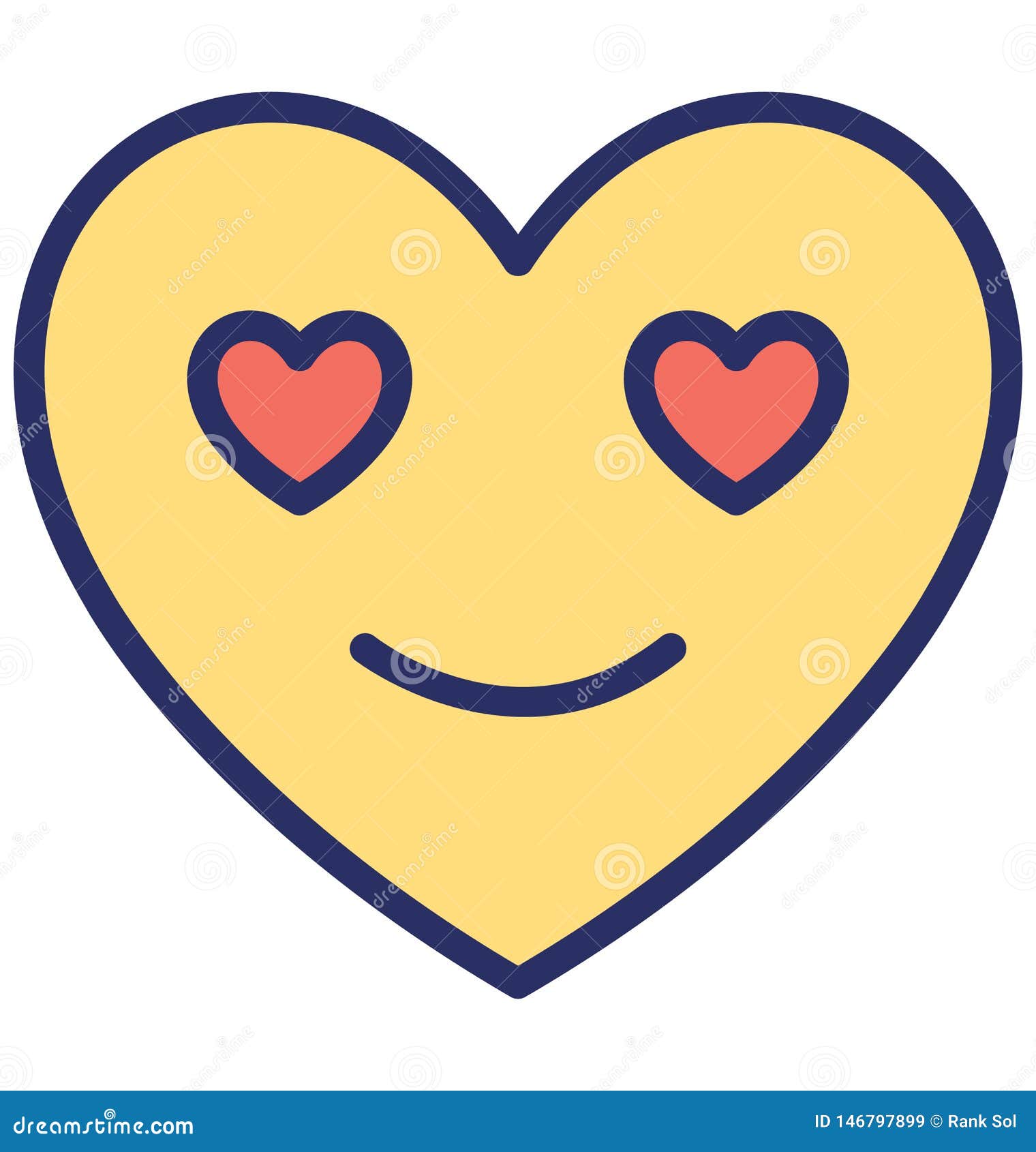 Basic RGB Heart Isolated Vector Icon Which Can Easily Modify or Edit ...