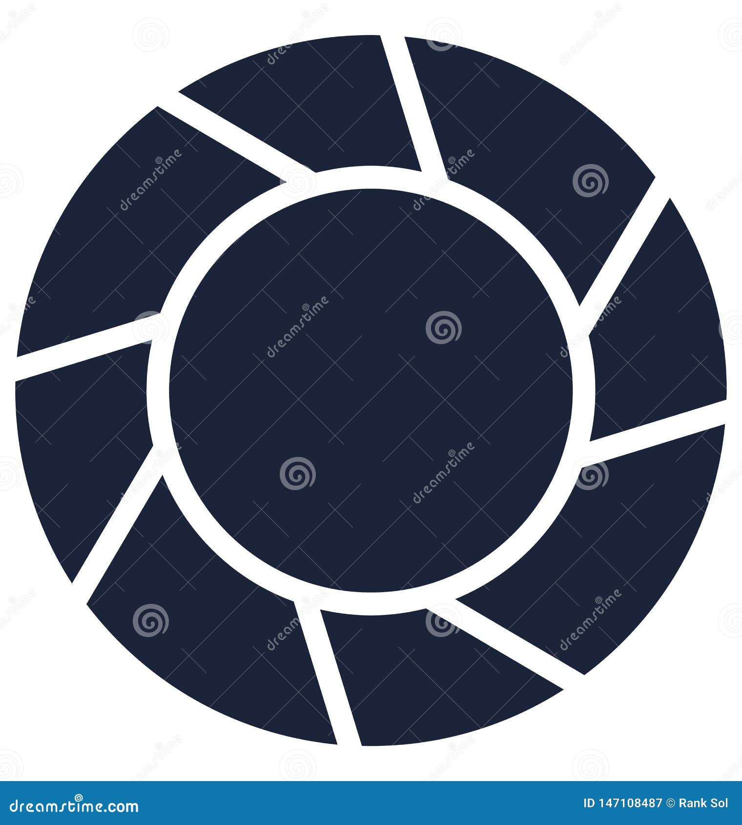 Sun Aperture Isolated On Transparent Vector Illustration ...