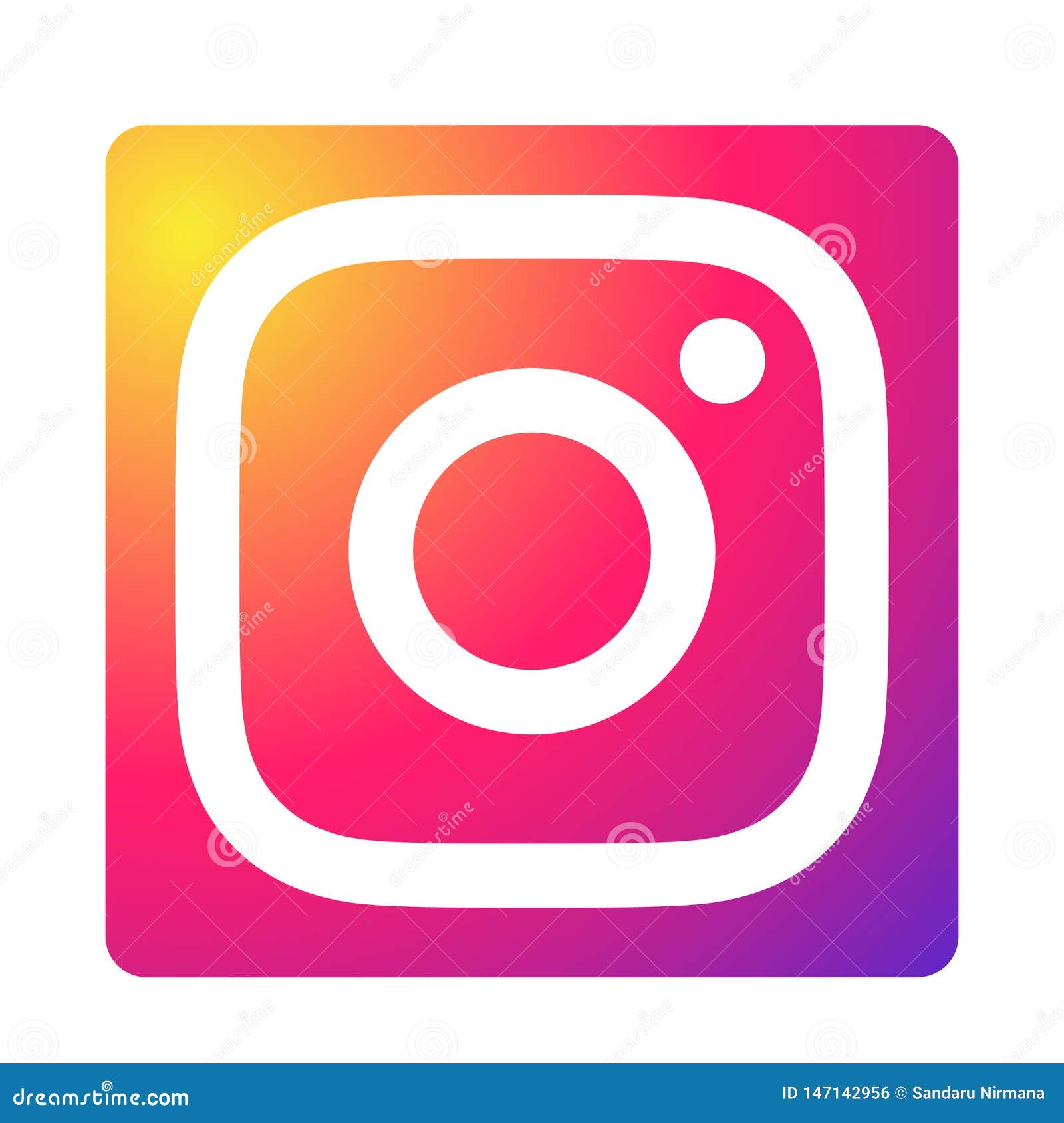 New Instagram Camera Logo Icon in Vector with Modern Gradient Design ...