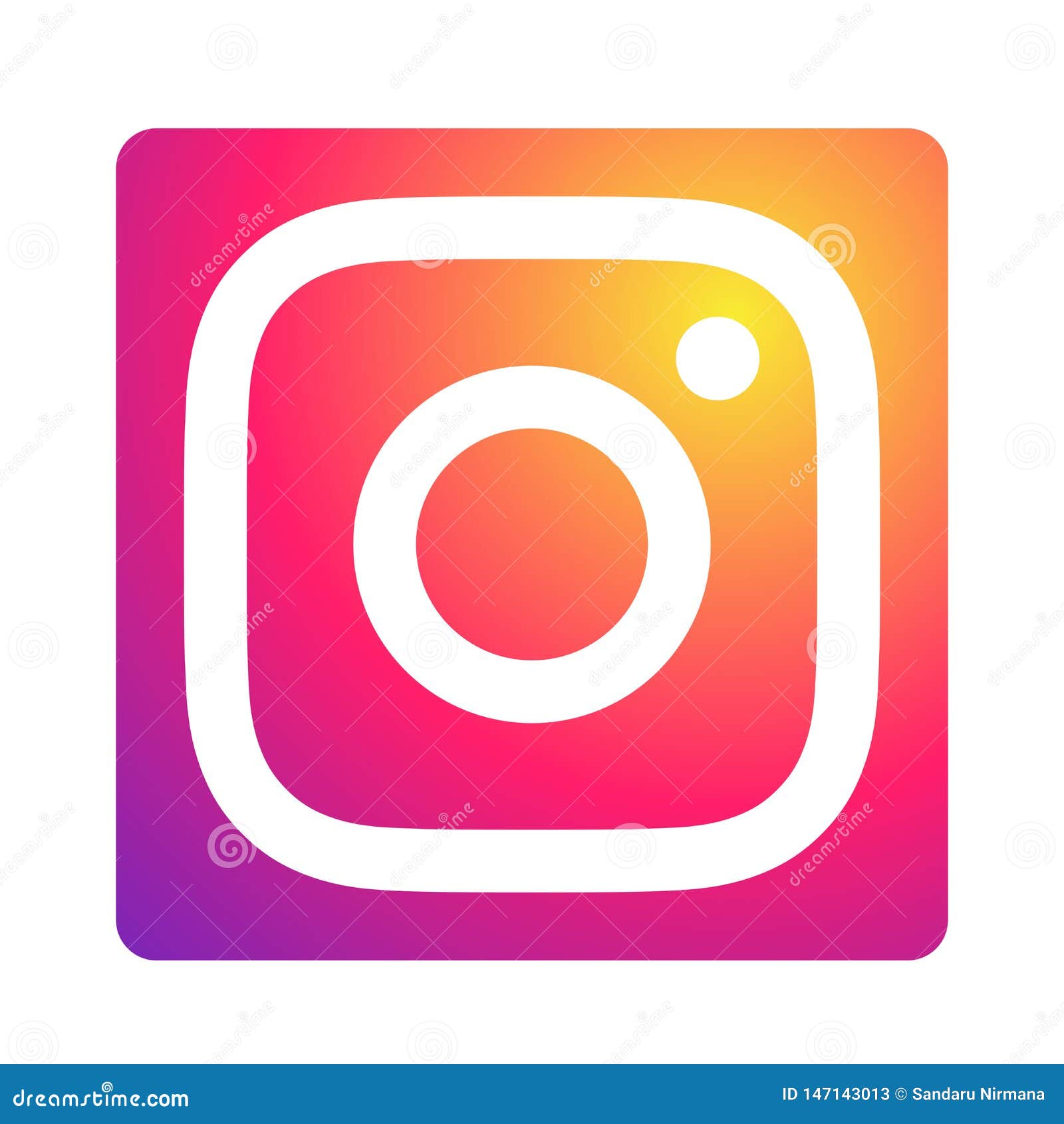 New Instagram Camera Logo Icon in Vector with Modern Gradient Design ...