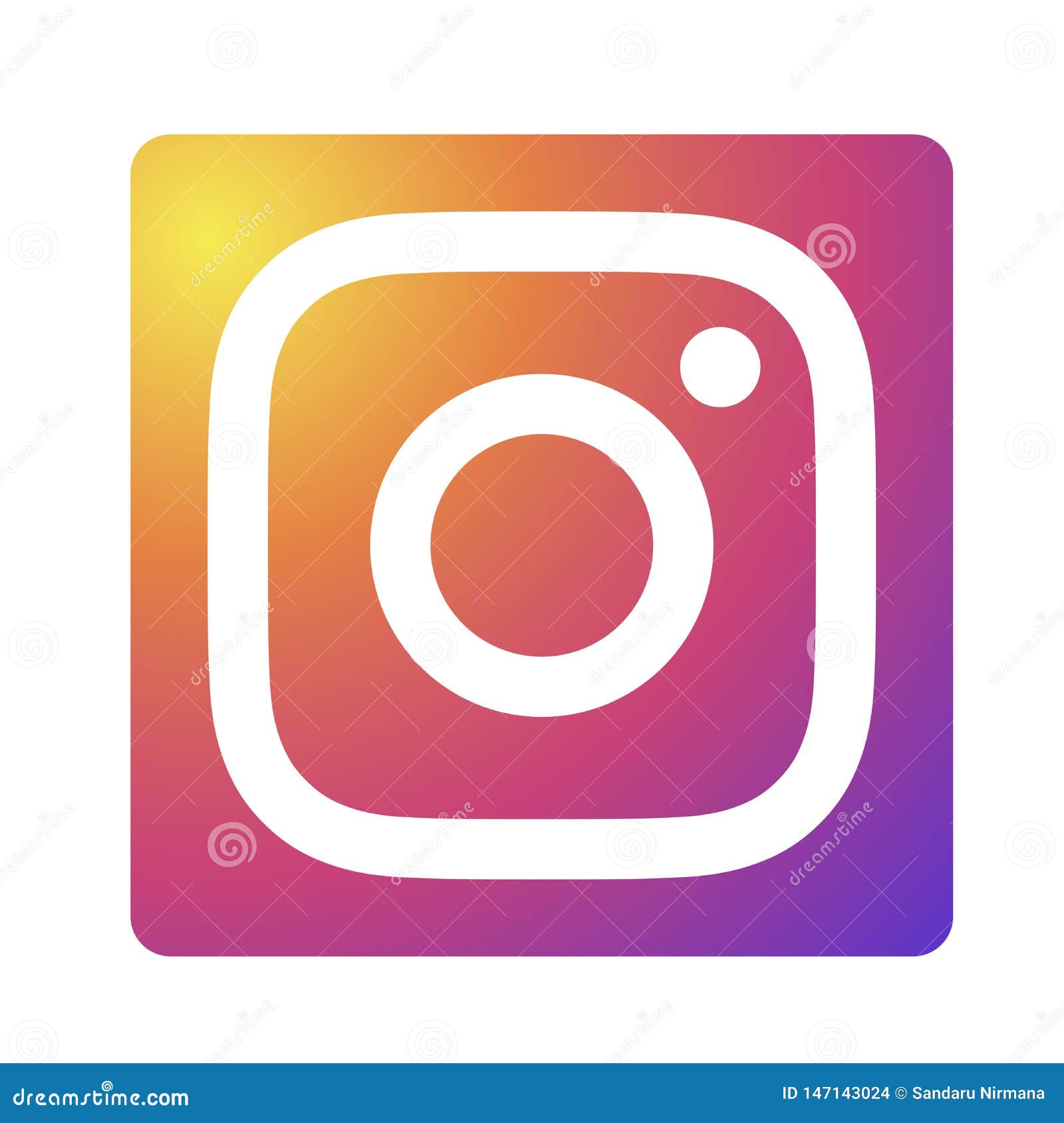New Instagram Camera Logo Icon in Vector with Modern Gradient Design ...
