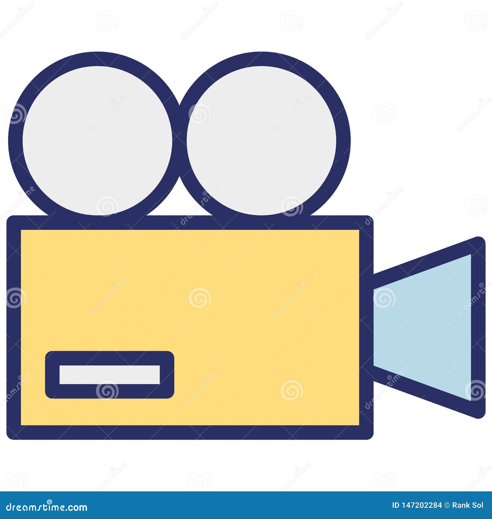 Shooting Camera Isolated Vector Icon Which Can Easily Modify or Edit ...