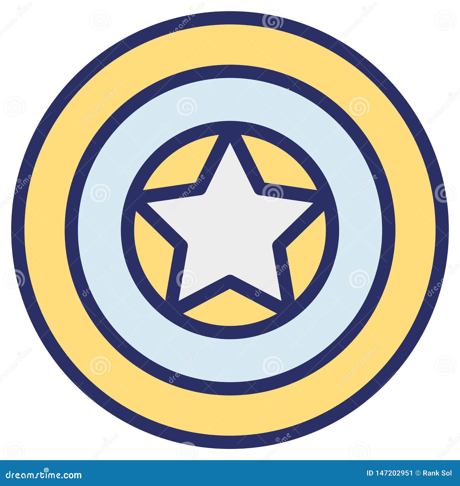 Circular Isolated Vector Icon Which Can Easily Modify or Edit Stock ...