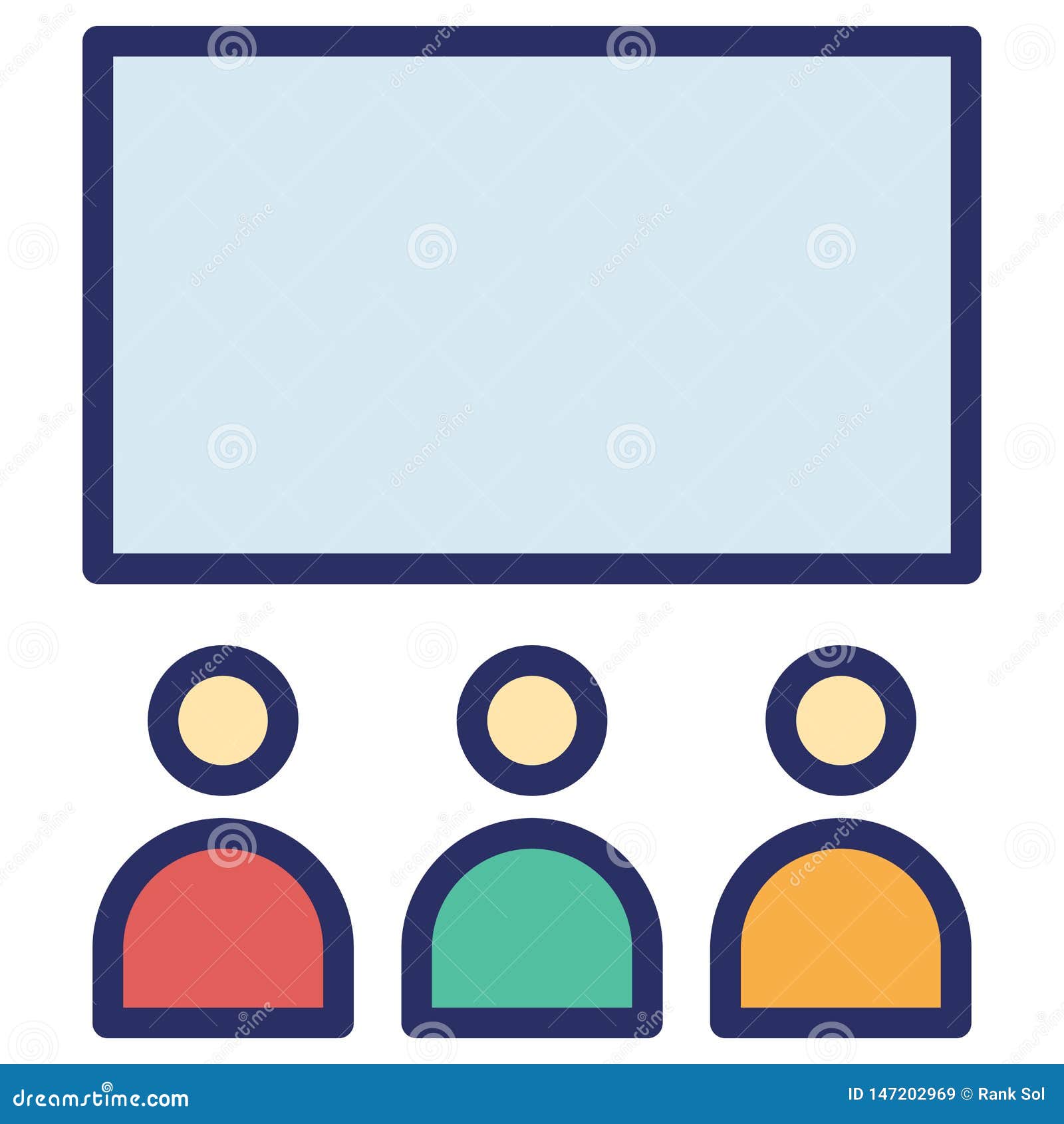 Audience Isolated Vector Icon Which Can Easily Modify or Edit Stock ...