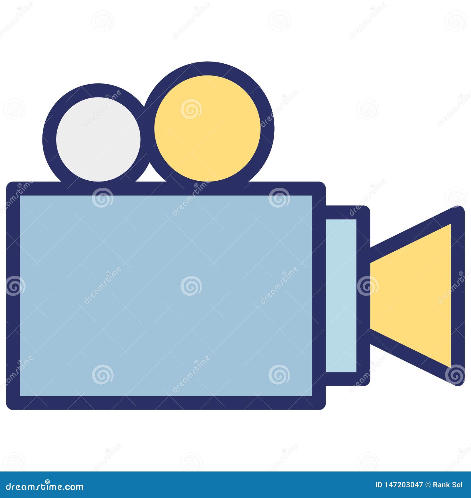 Camera Isolated Vector Icon Which Can Easily Modify or Edit Stock ...