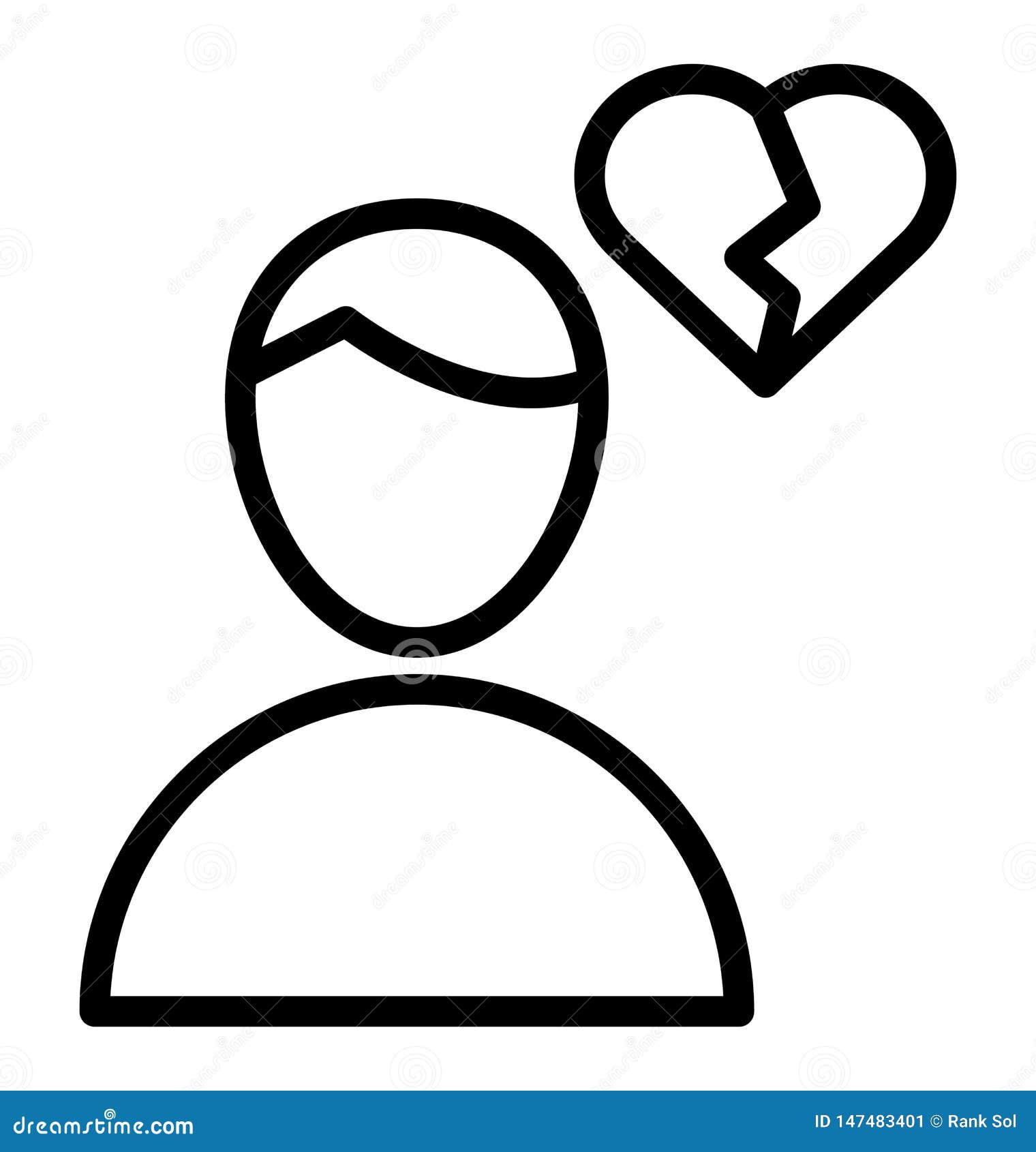 Broken Isolated Vector Icon that Can Be Easily Modified or Edit Broken ...