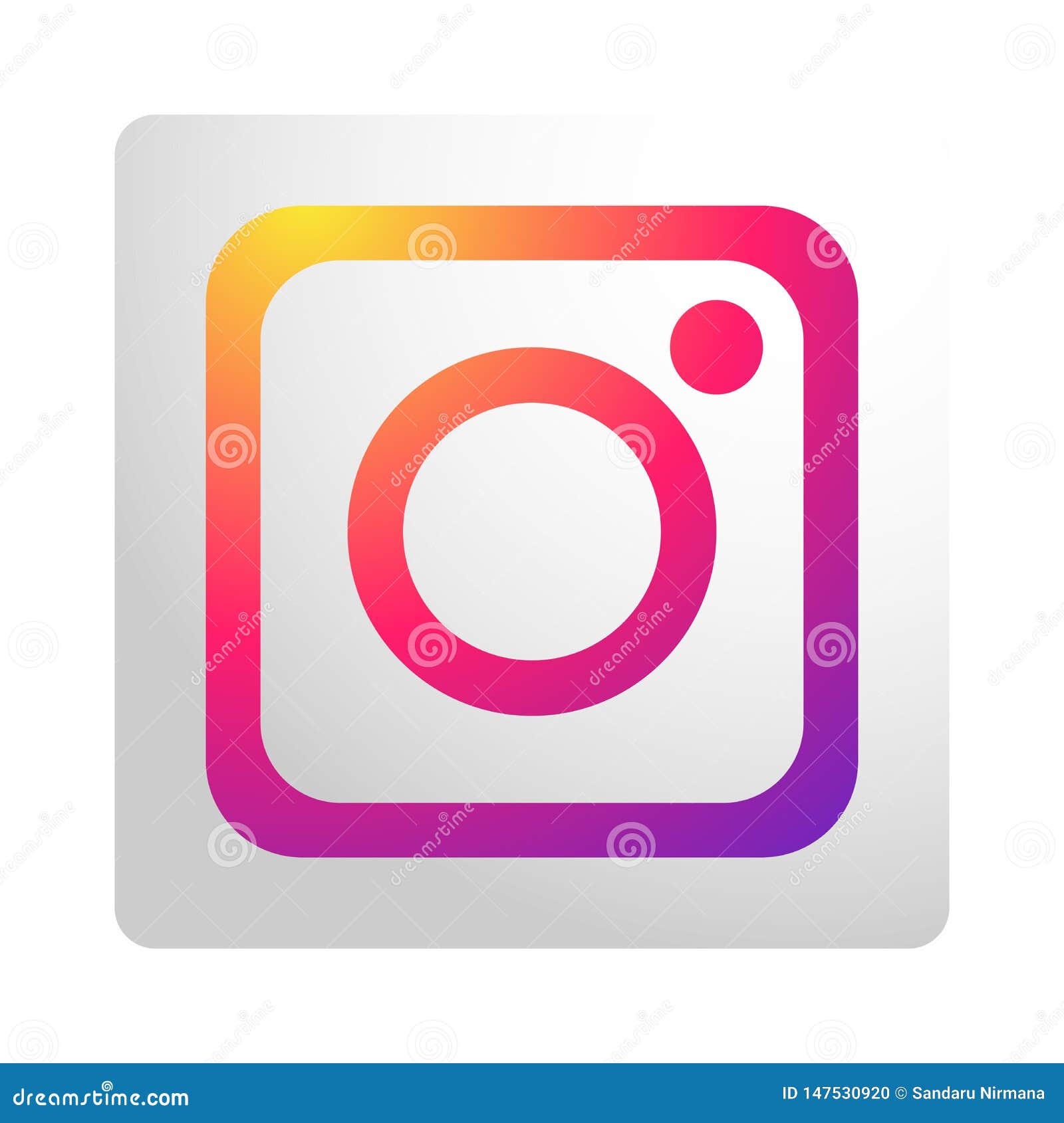 New Instagram Camera Logo Icon Vector with Modern Gradient Design ...