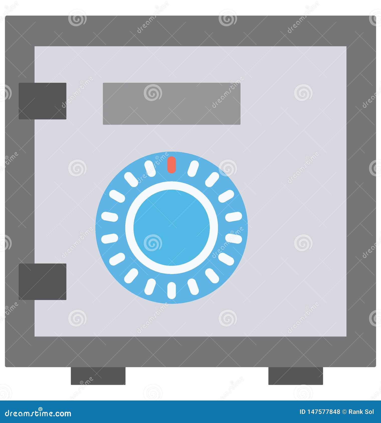 Bank Locker Vector Icon Isolated Vector Icon Which Can Easily Modify O ...