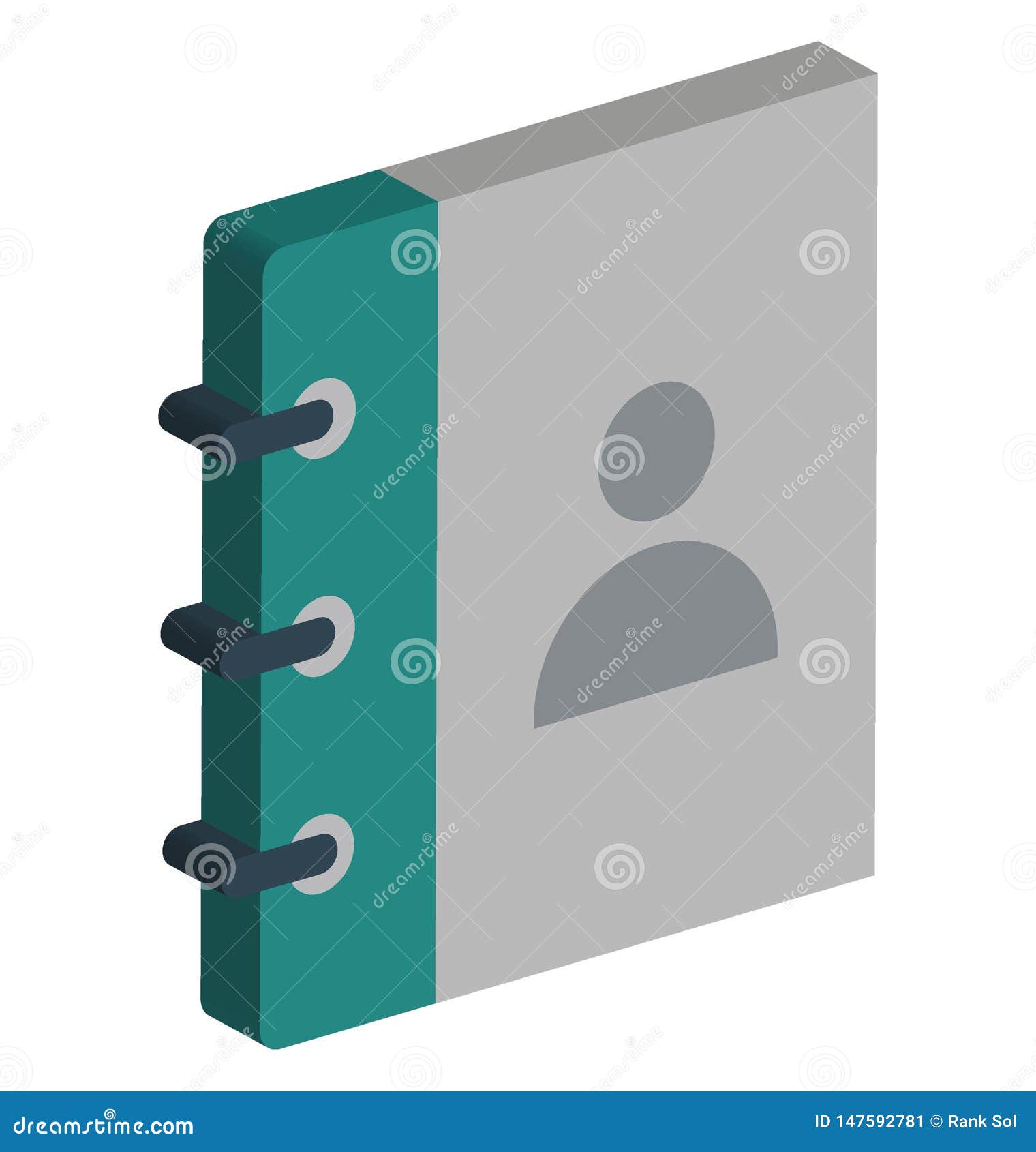 Address Book Vector Icon Isolated Vector Icon Which Can Easily Modify ...