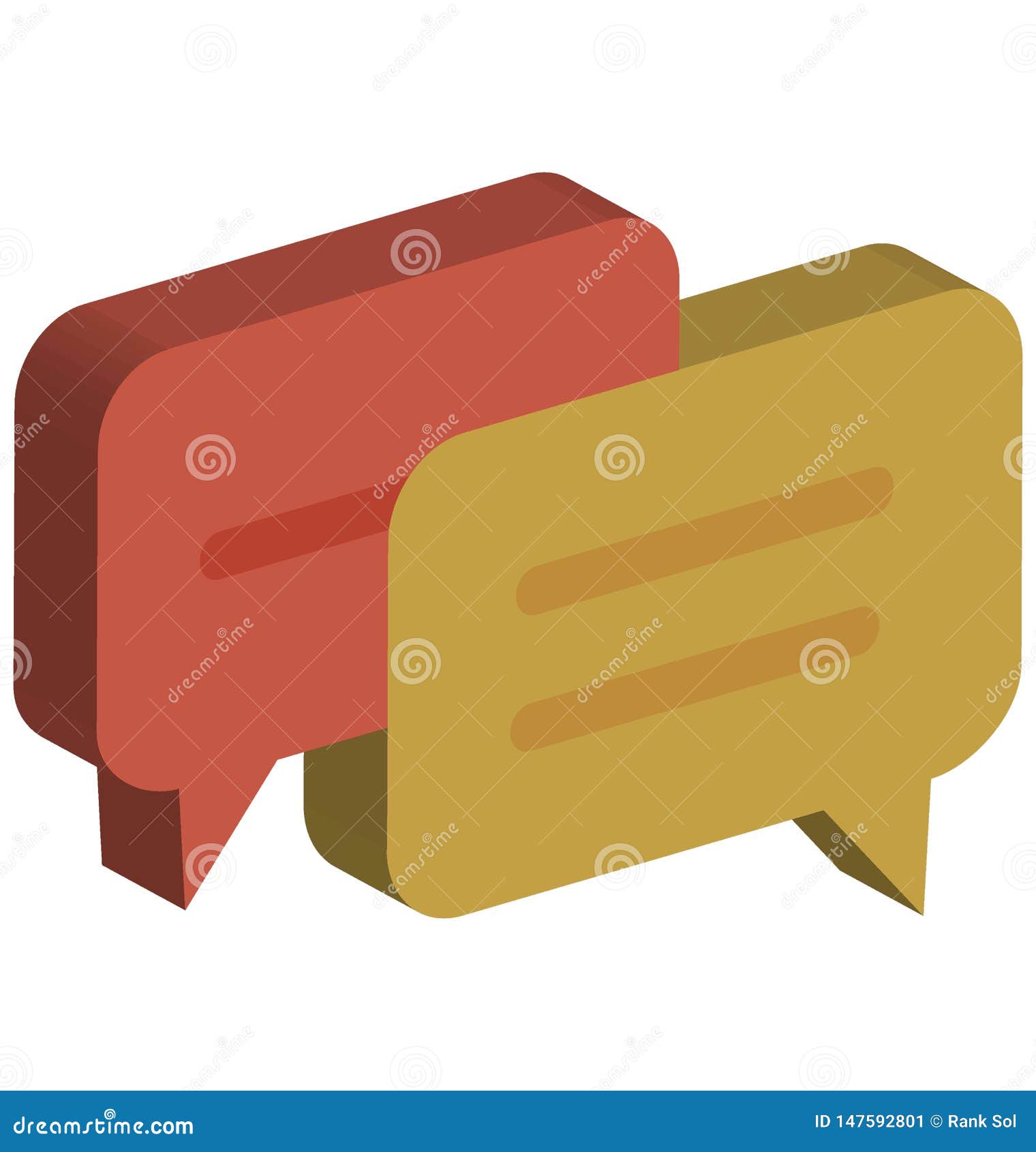 Chat Balloon Vector Icon Isolated Vector Icon Which Can Easily Modify ...