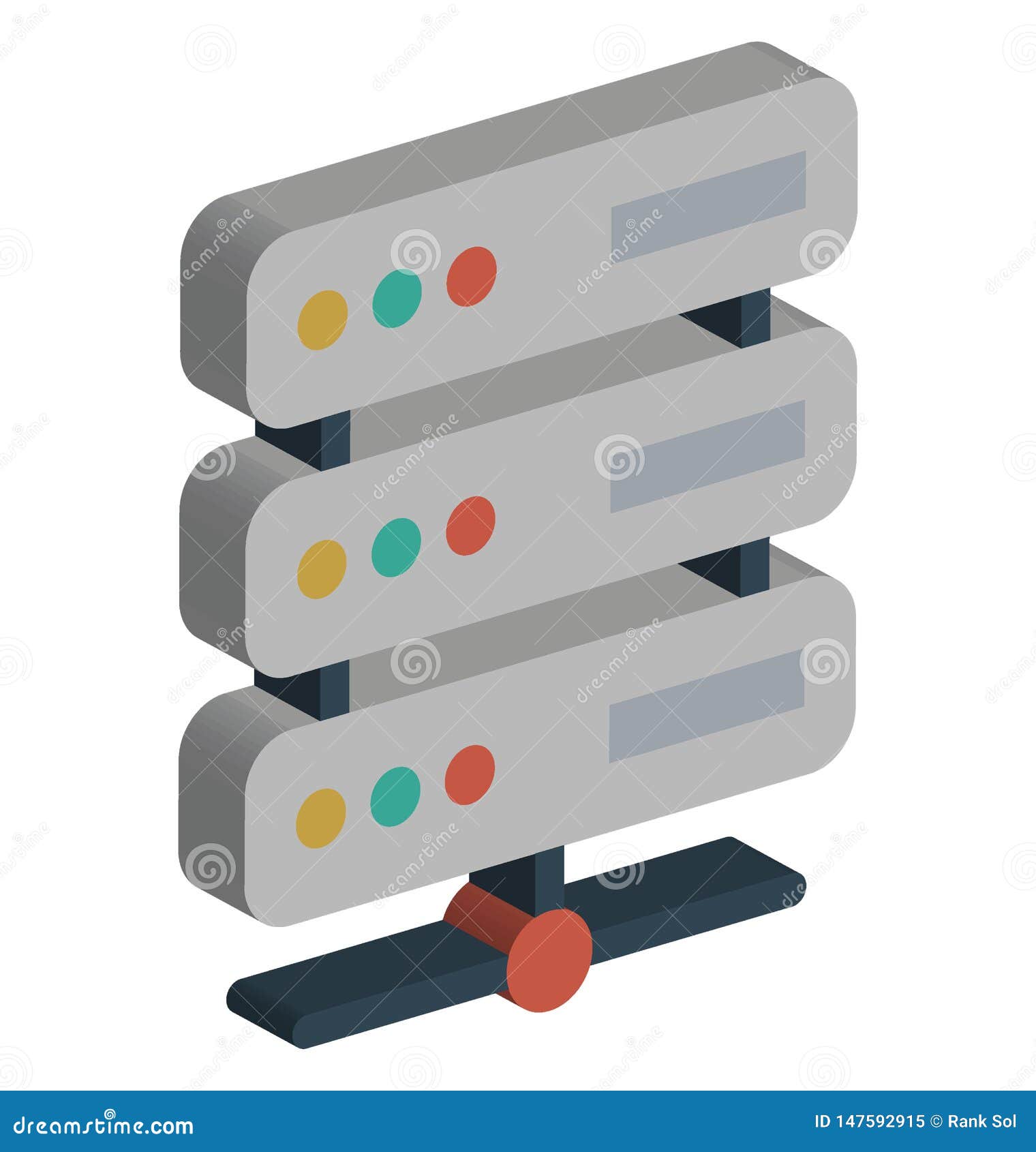 Database Vector Icon Isolated Vector Icon Which Can Easily Modify or ...