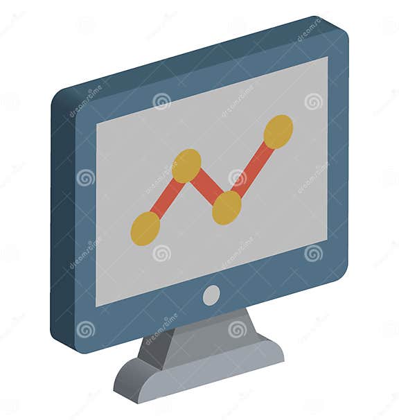 Basic RGB Line Chart Vector Icon Isolated Vector Icon Which Can Easily ...