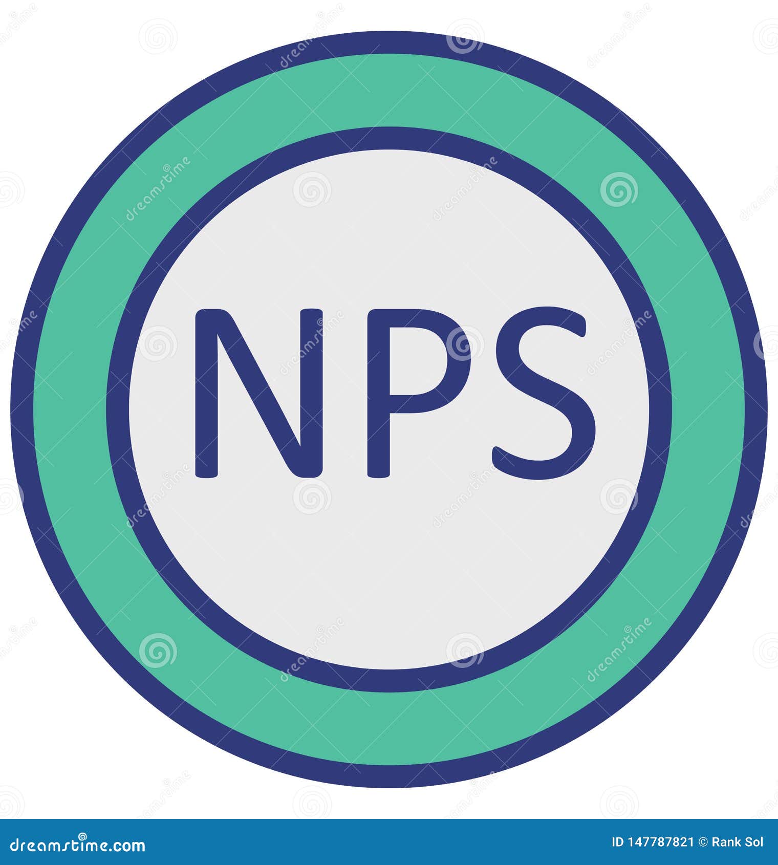 Nps Isolated Vector Icon Which Can Easily Modify or Edit Stock Vector ...