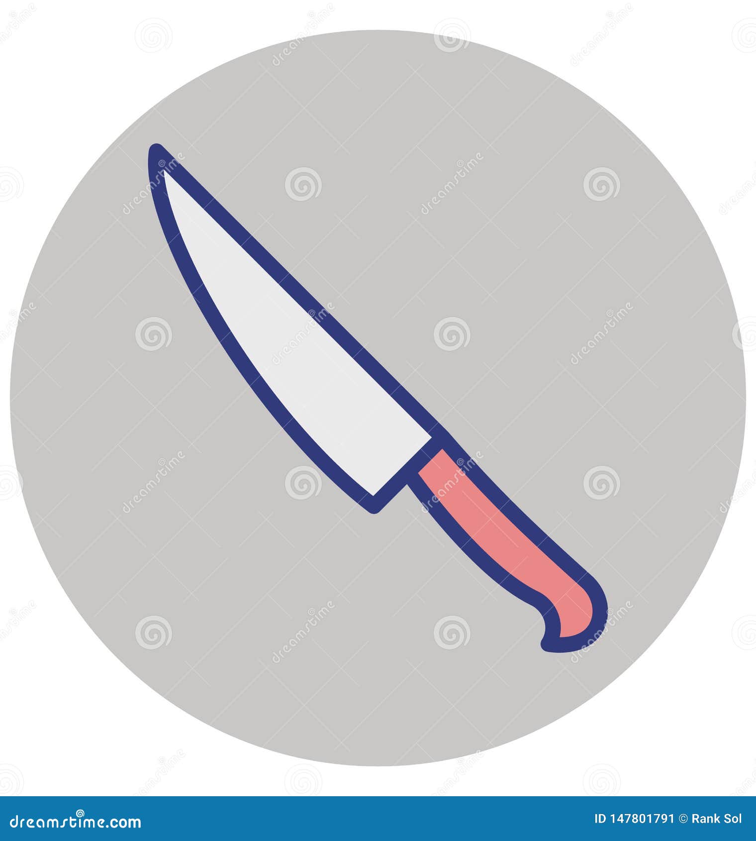 Knife Vector Icon Which Can Easily Modify or Edit Stock Vector ...