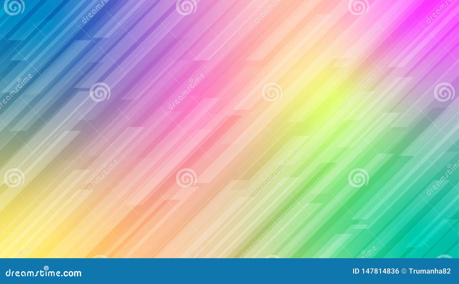 Abstract Bright Diagonal Stripes Texture in Colorful Gradient ...