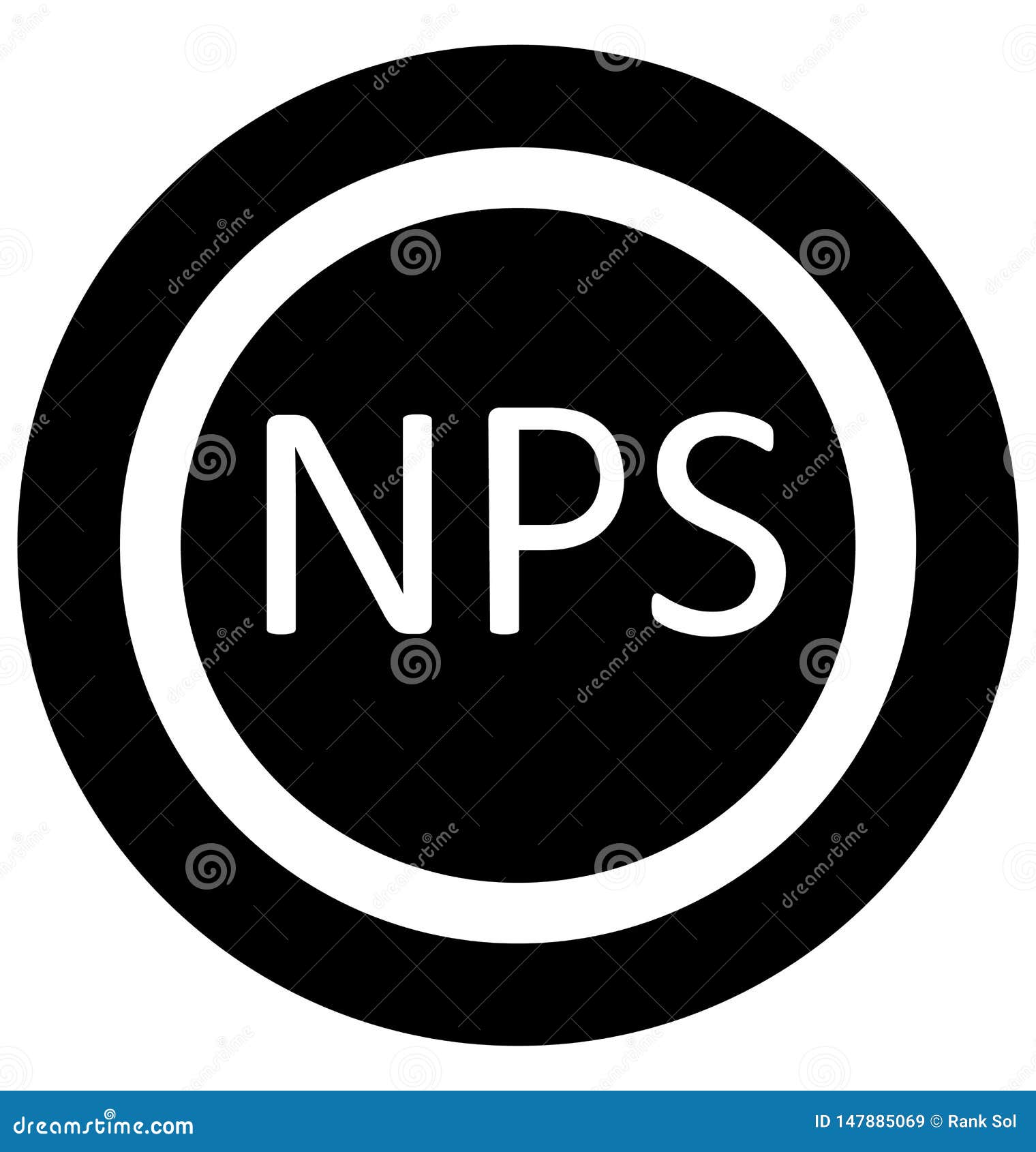 Nps Isolated Vector Icon Which Can Easily Modify or Edit Stock Vector ...