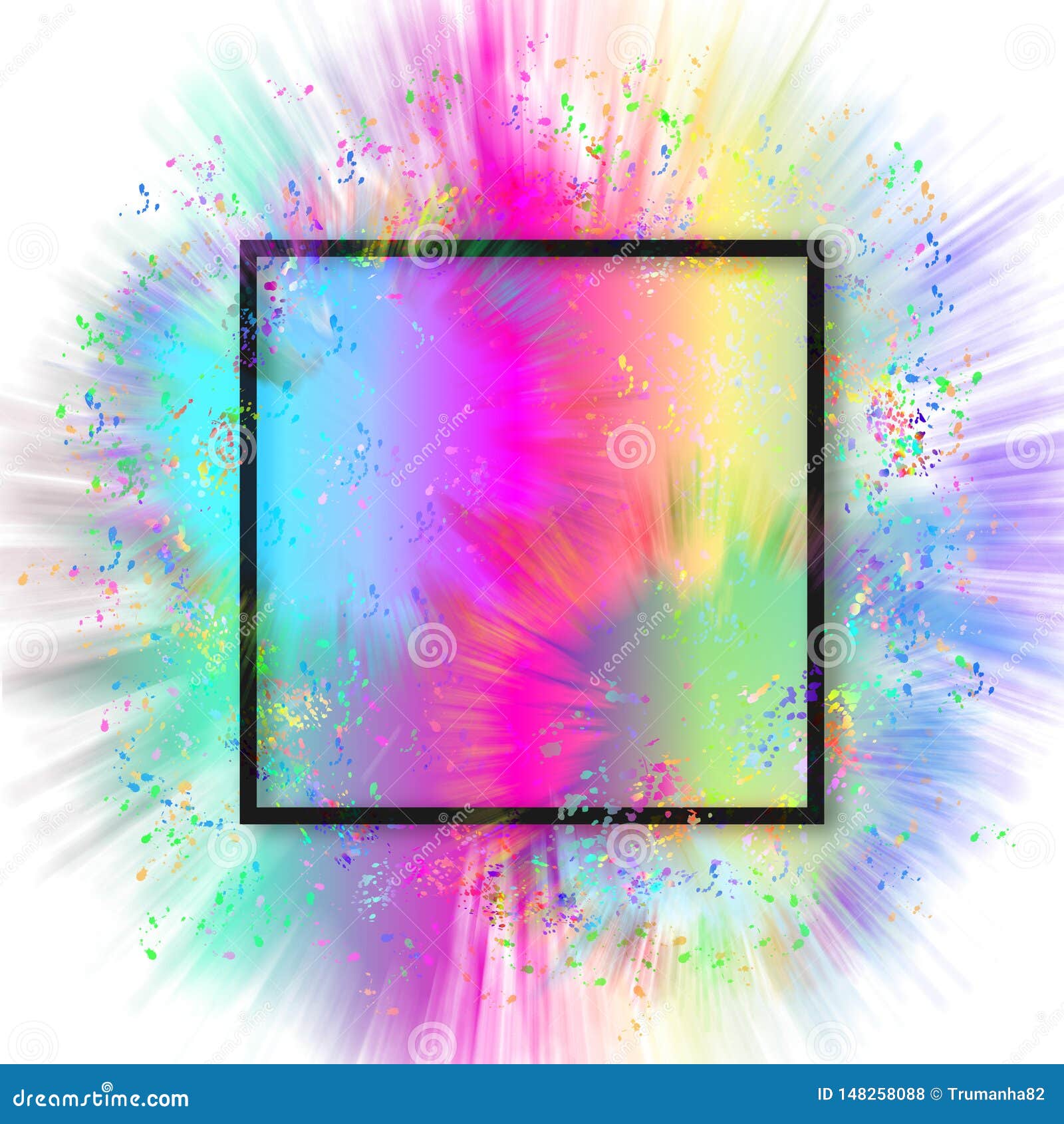 Abstract Colors Blast Banner Background Stock Vector - Illustration of ...