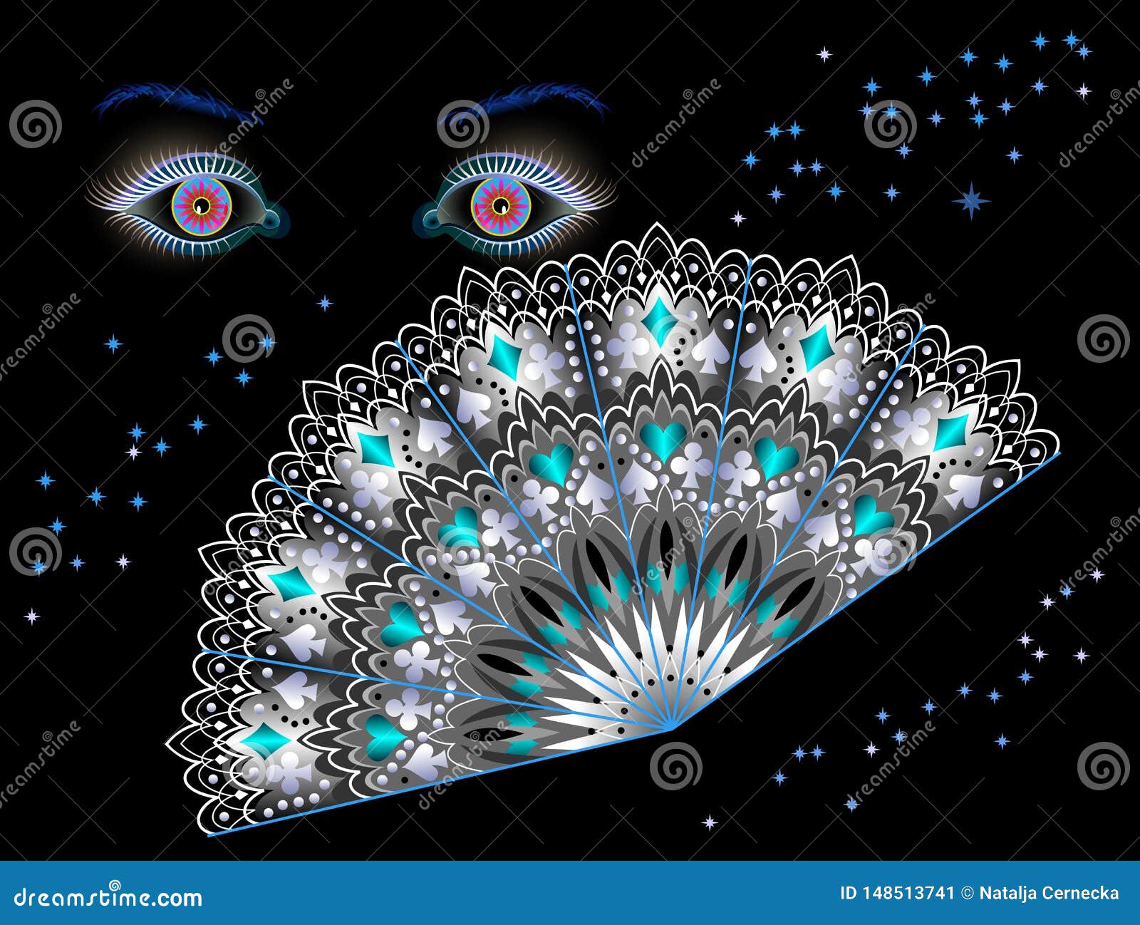 Poster Eyes Of Termites Original Surreal Digital Painting Stock ...