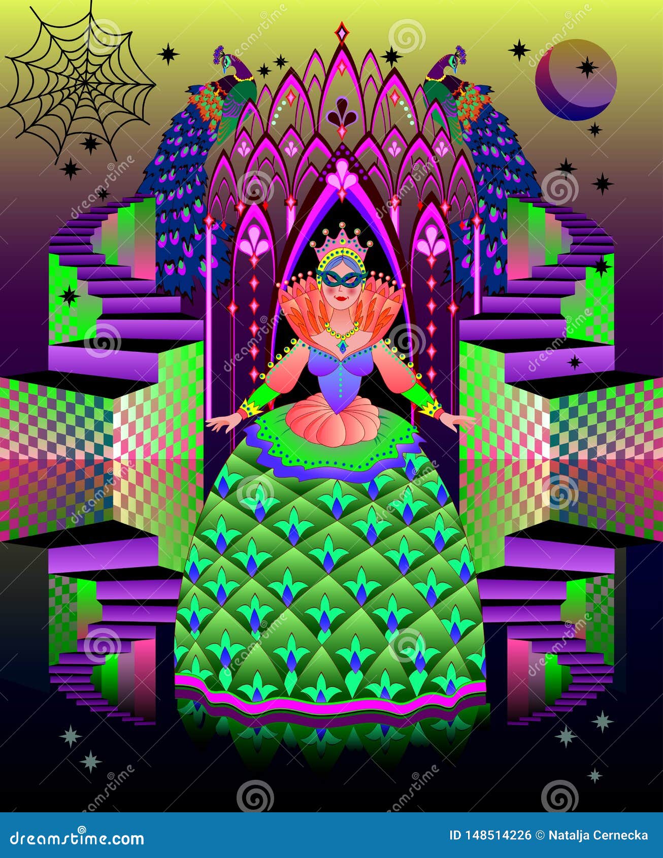 An Ancient Medieval Map Of Americas And Caribbean Islands Region. 1681 ...