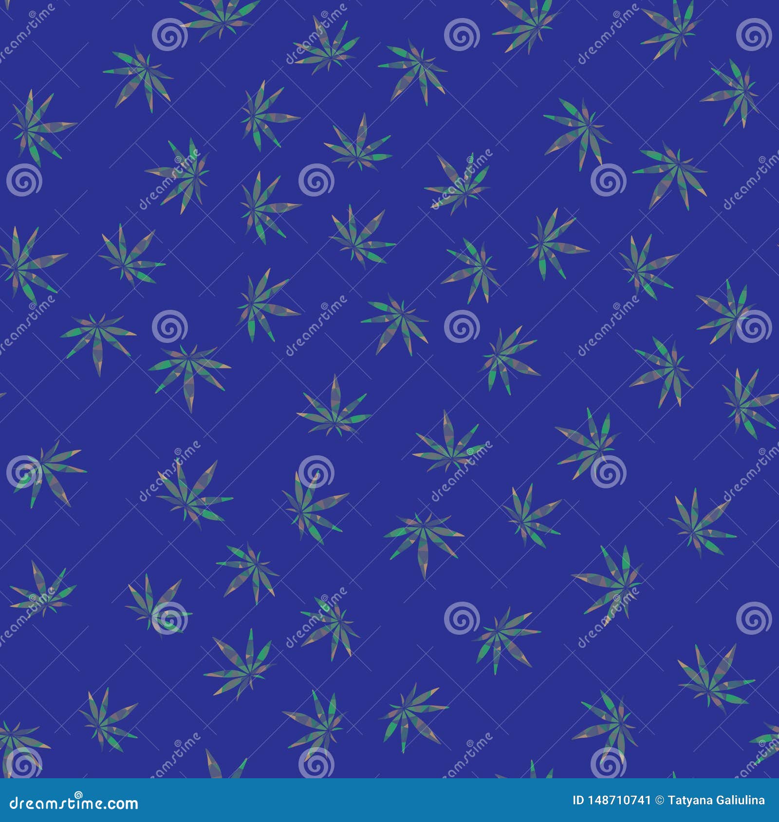 Neon Abstract Polygonal Hemp Cannabis Marijuana Souvenir and Product ...