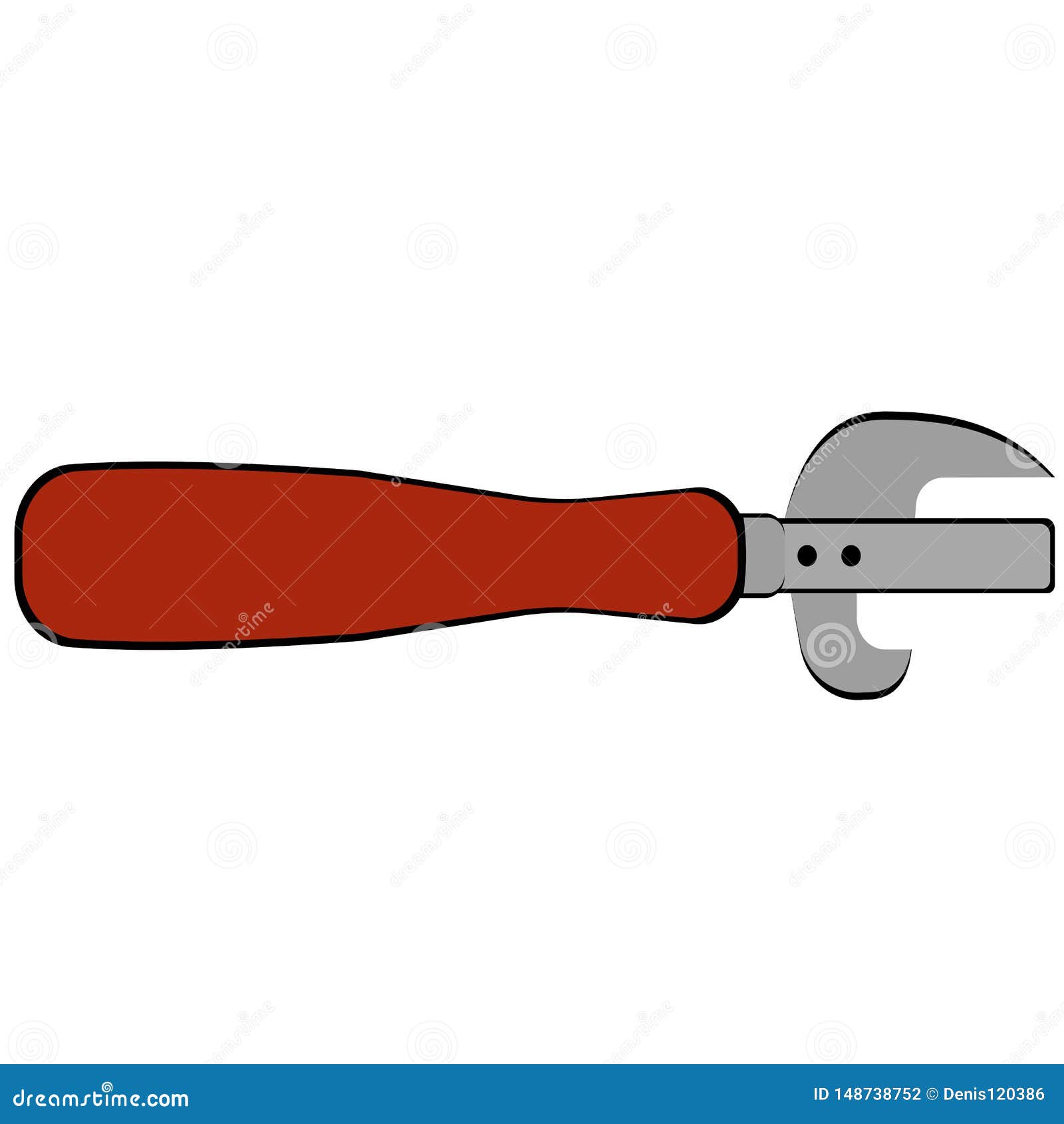 Can Opener, Vector Graphics Stock Illustration - Illustration of open ...