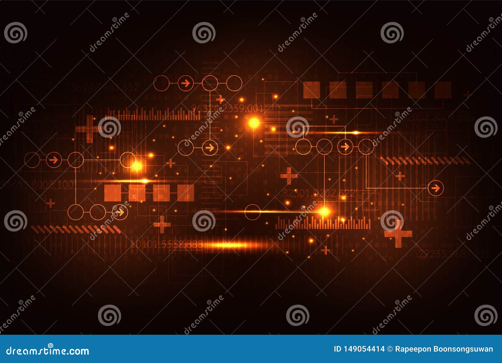 Important Information that is Calculated Using Digital Systems. Stock ...