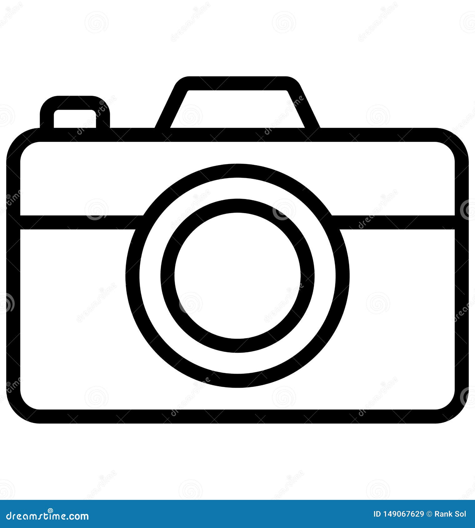 Camera Isolated Vector Icon Which Can Easily Modify or Edit Camera ...