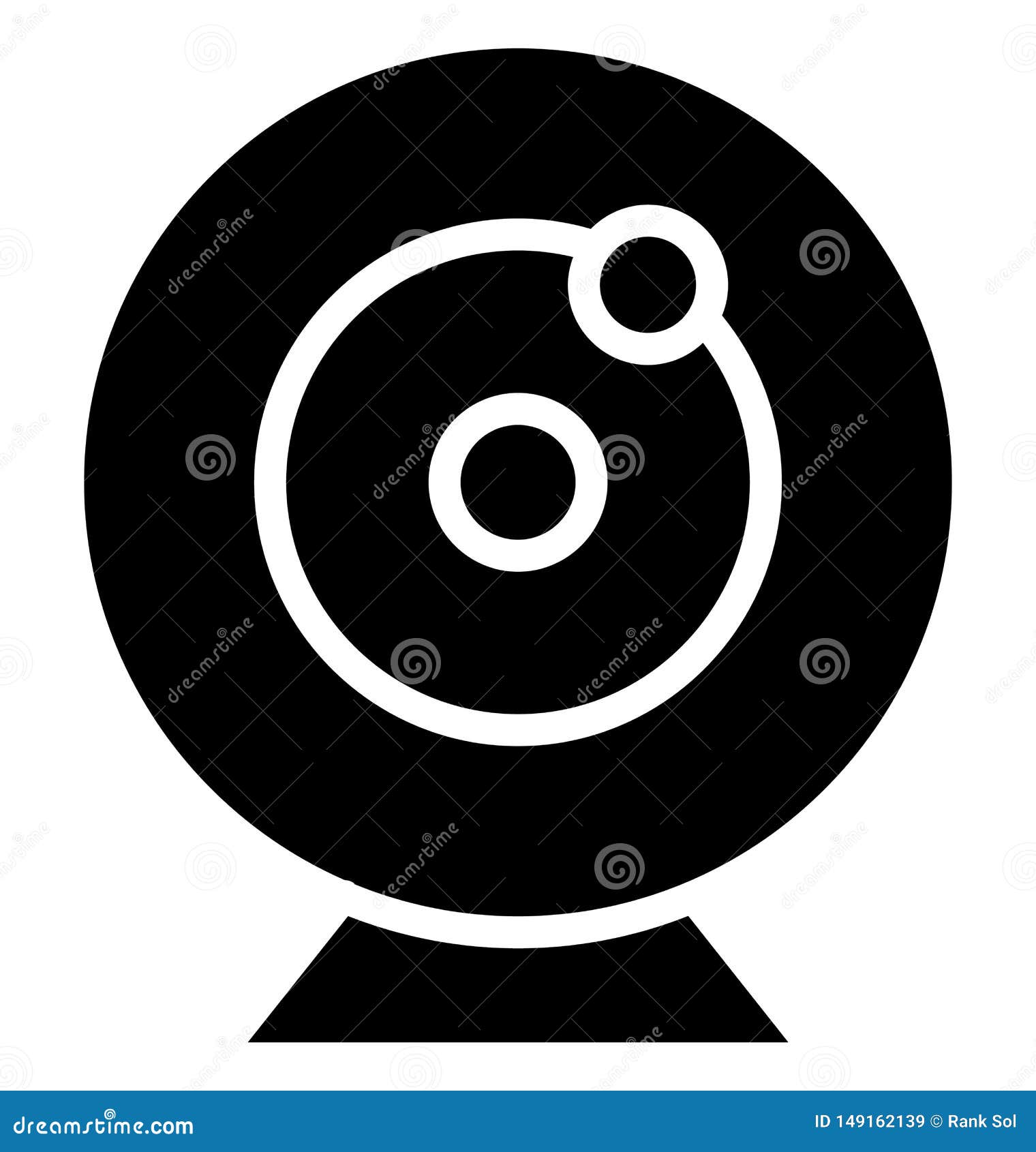 Computer Camera Isolated Vector Icon Which Can Easily Modify or Edit ...