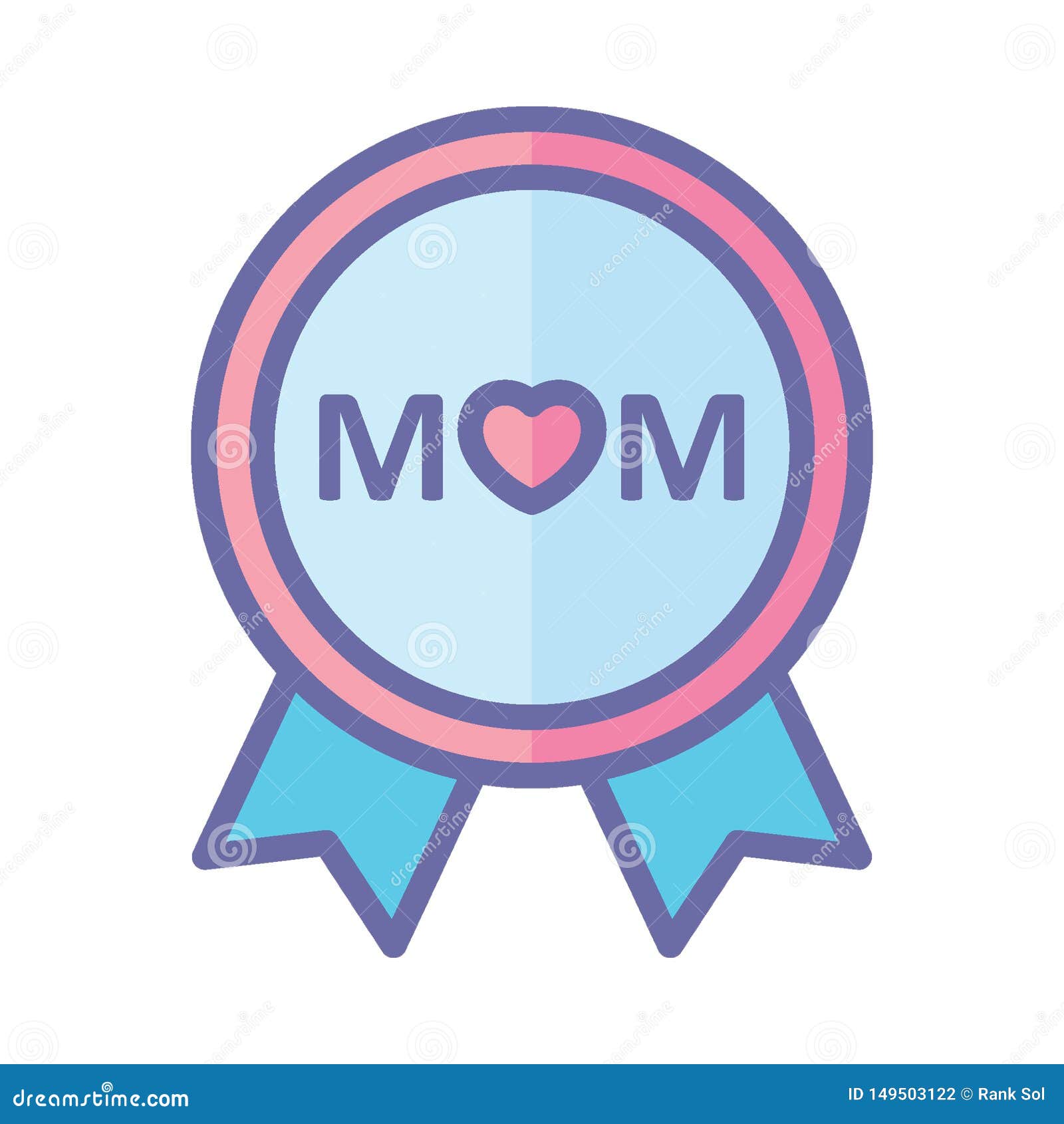 Banner, Heart Logo Isolated Vector Icon Which Can Easily Modify or Edit ...