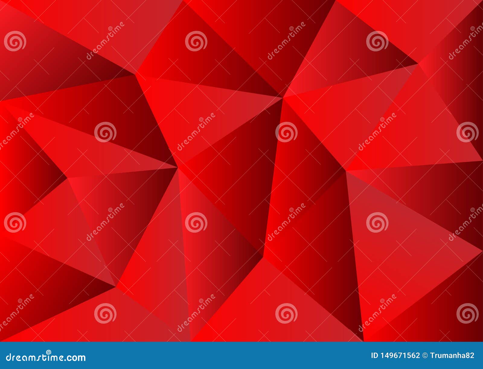 Vector Red Gradient Polygons Texture for Abstract Background Stock ...