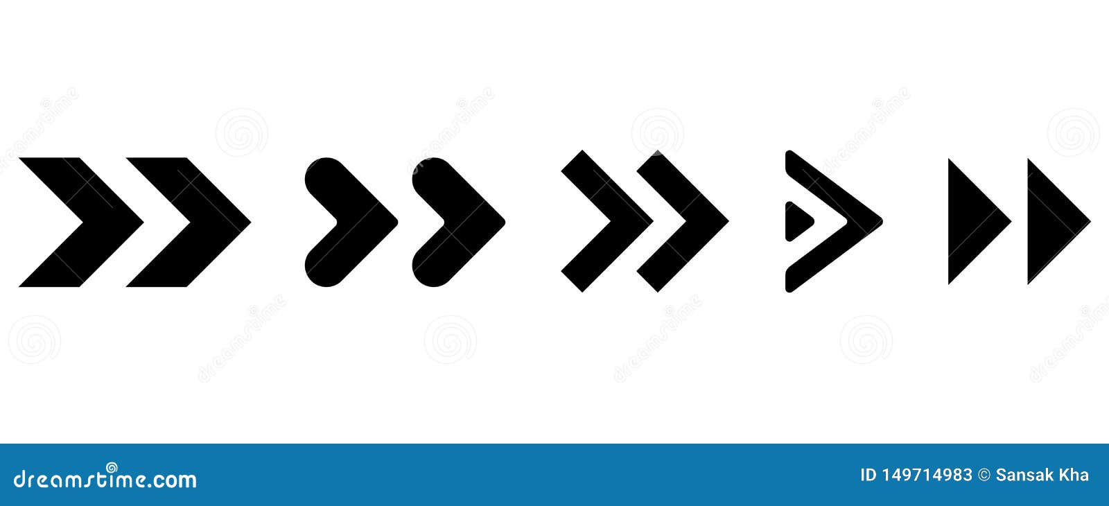 Right Arrow Vector Icon Signs and Symbols Stock Illustration ...