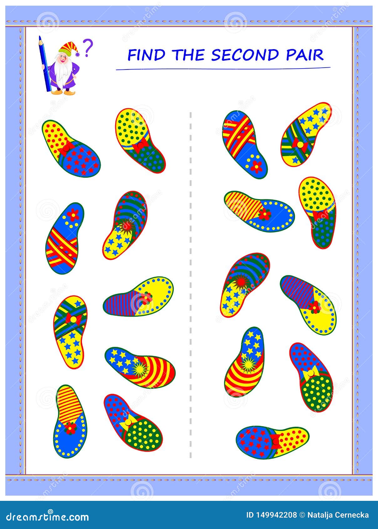 Find A Drawing Without Copy, Task For Kids With Orange Dinosaurs ...