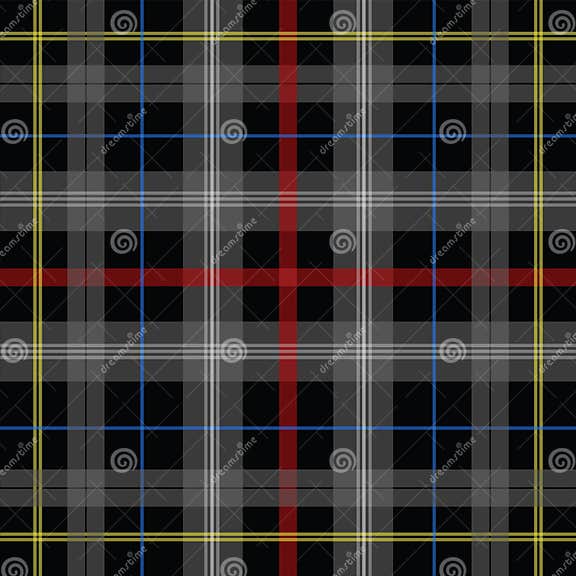 Seamless Plaid Line Pattern Design Stock Vector - Illustration of ...