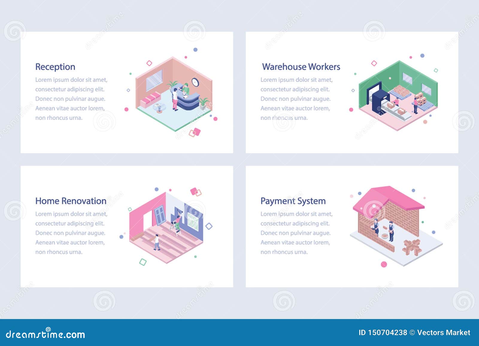 Office Remodelling Line Icons Collection. Renovation, Upgrade ...