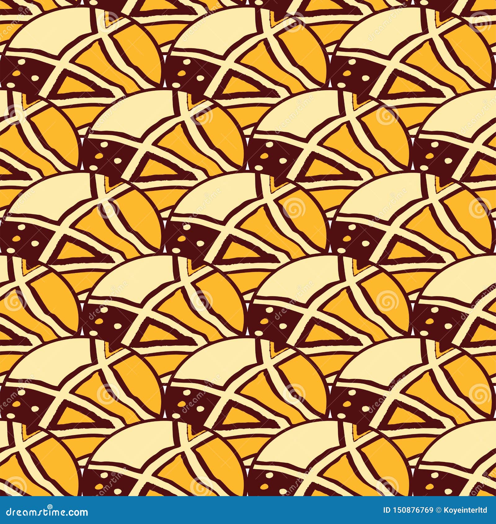 Seamless African Pattern, Folk Pattern. Geometric, Design Stock ...