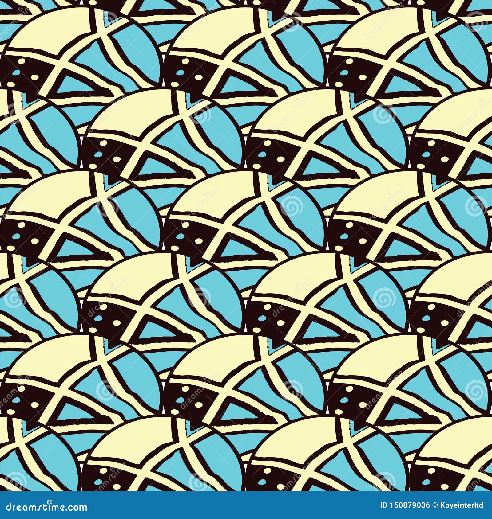 African Fabrics from Ghana, Nigeria, West Africa Ankara Seamless Tribal ...