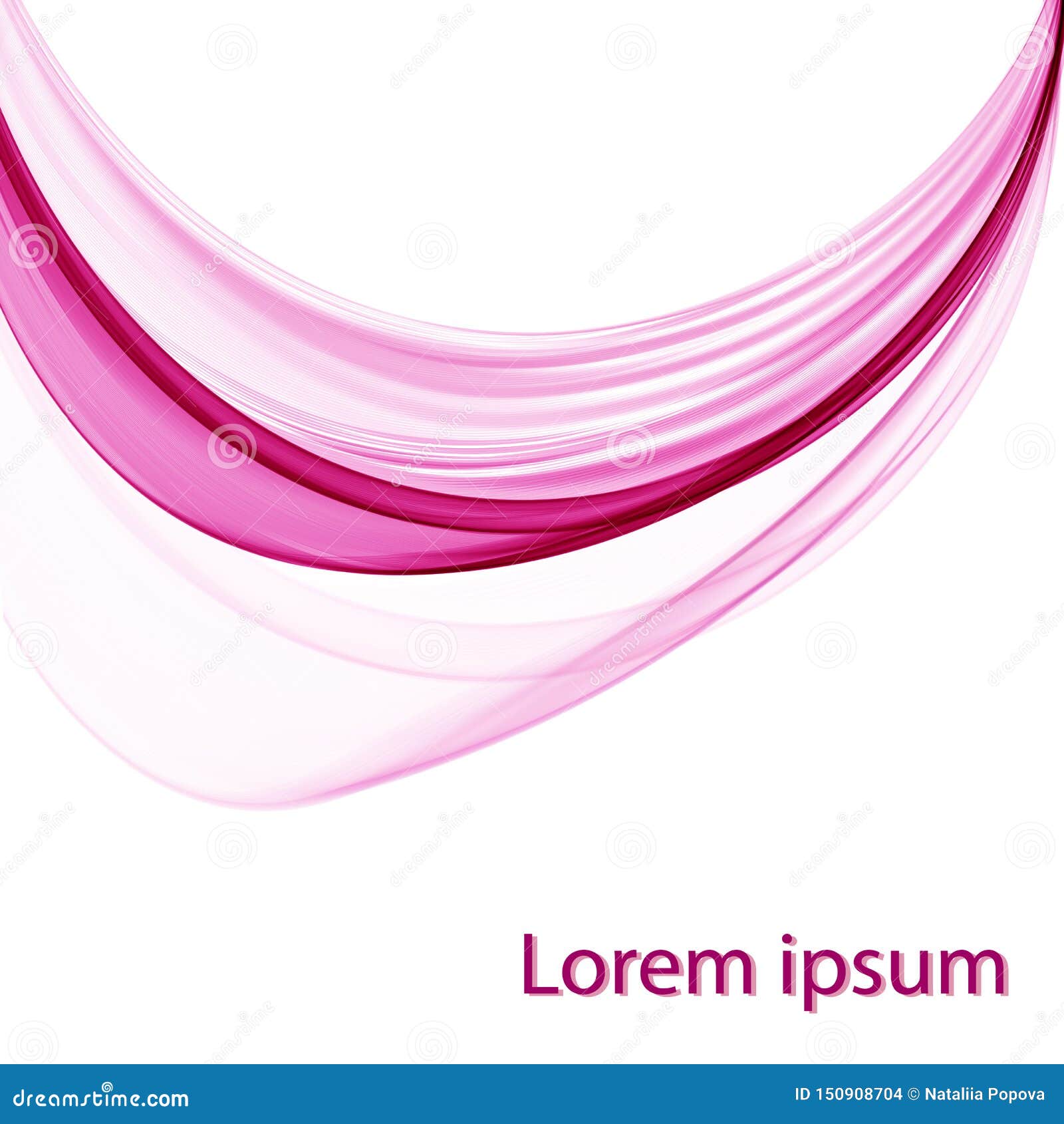 Abstract Colorful Waves On White Background Stock Vector Illustration
